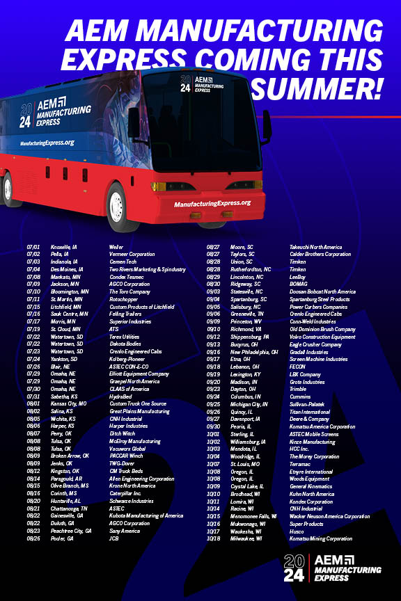 Off-Highway Equipment Manufacturing Celebrated