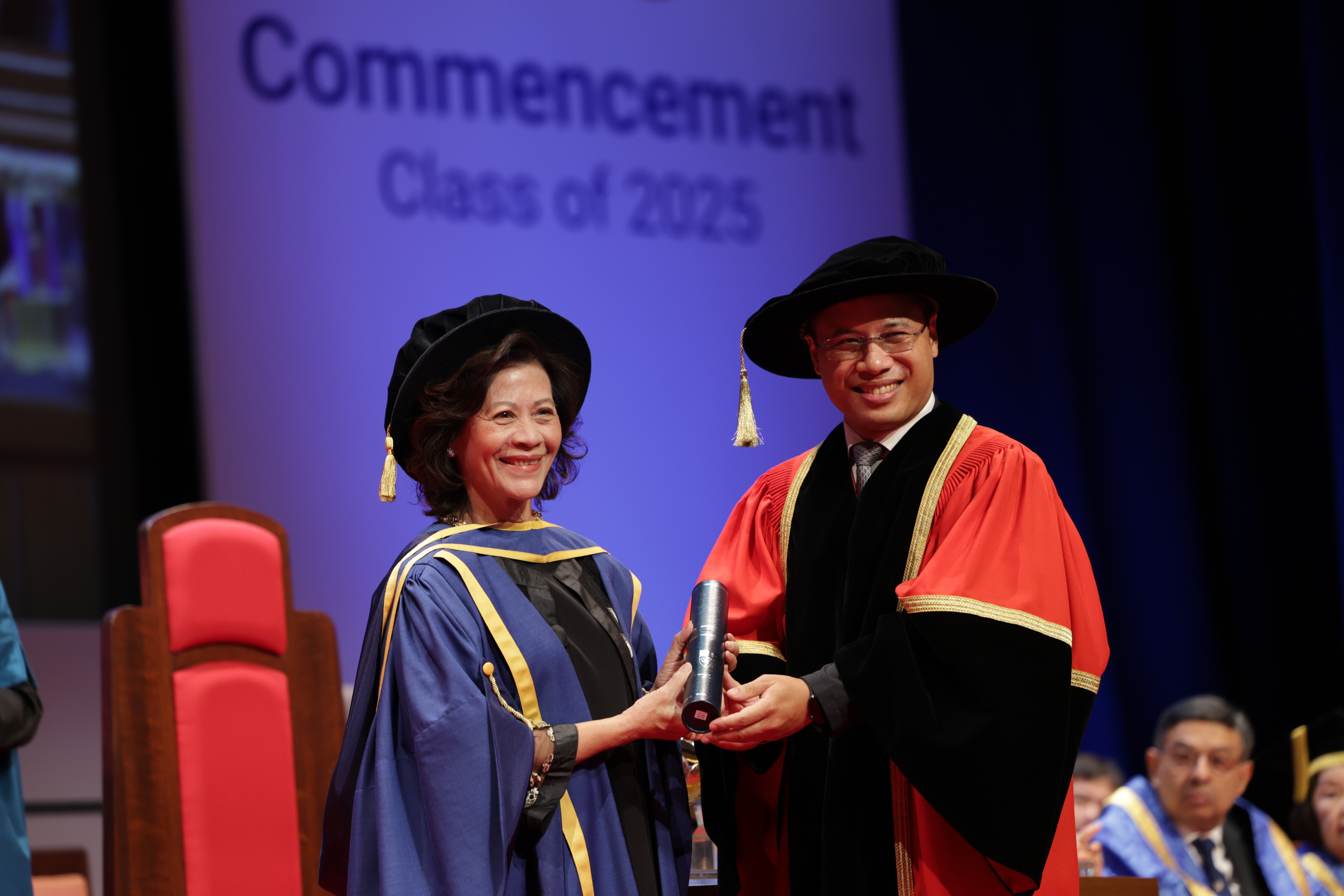 NUS confers Honorary Degrees on Ambassador Chan Heng Chee, Dr Noeleen Heyzer and Mr Wong Ngit Liong