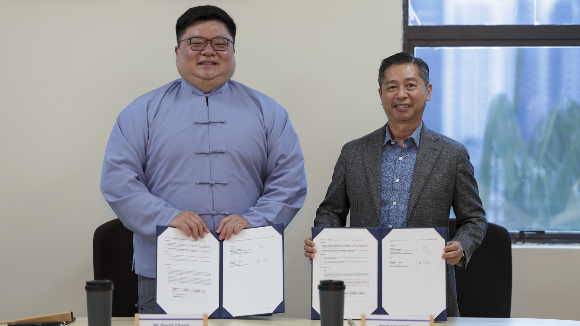 Two new professorships established at the NUS Department of Chinese Studies