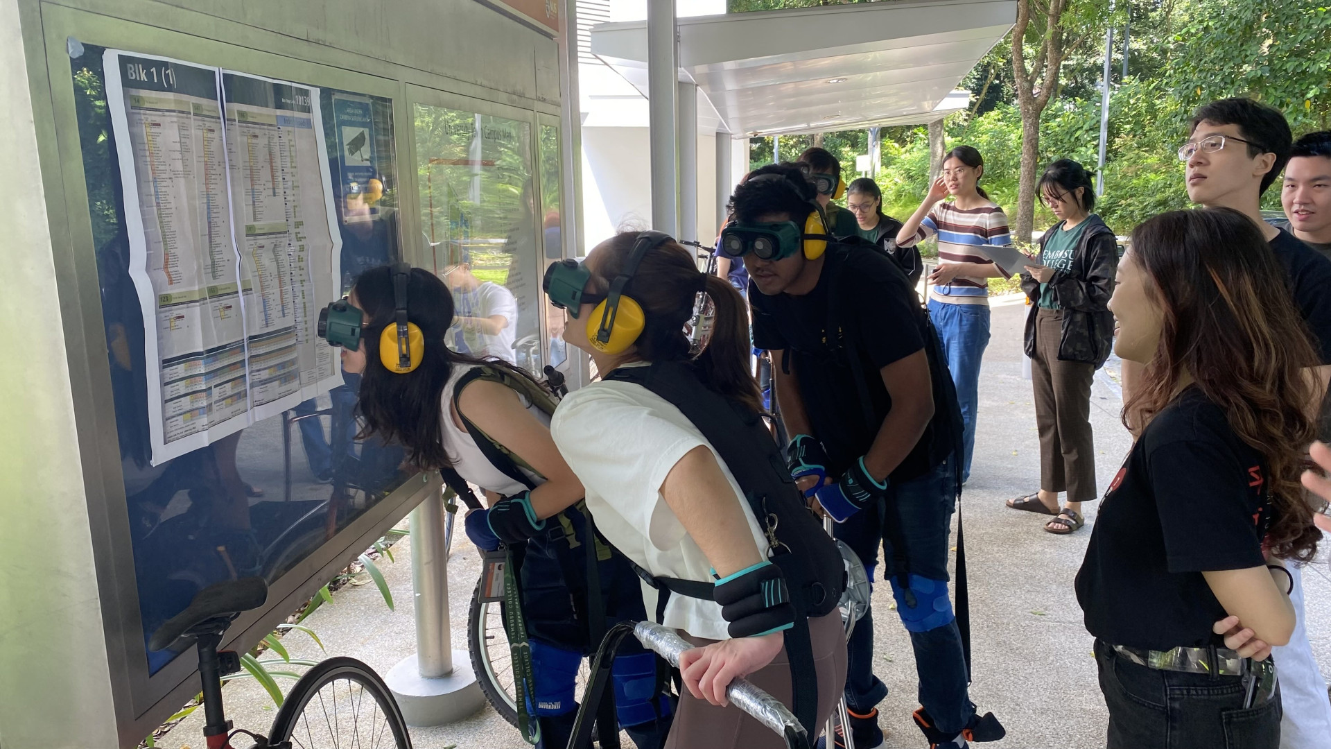 Suiting up for an ageing society: Students walk a mile in the shoes of ...