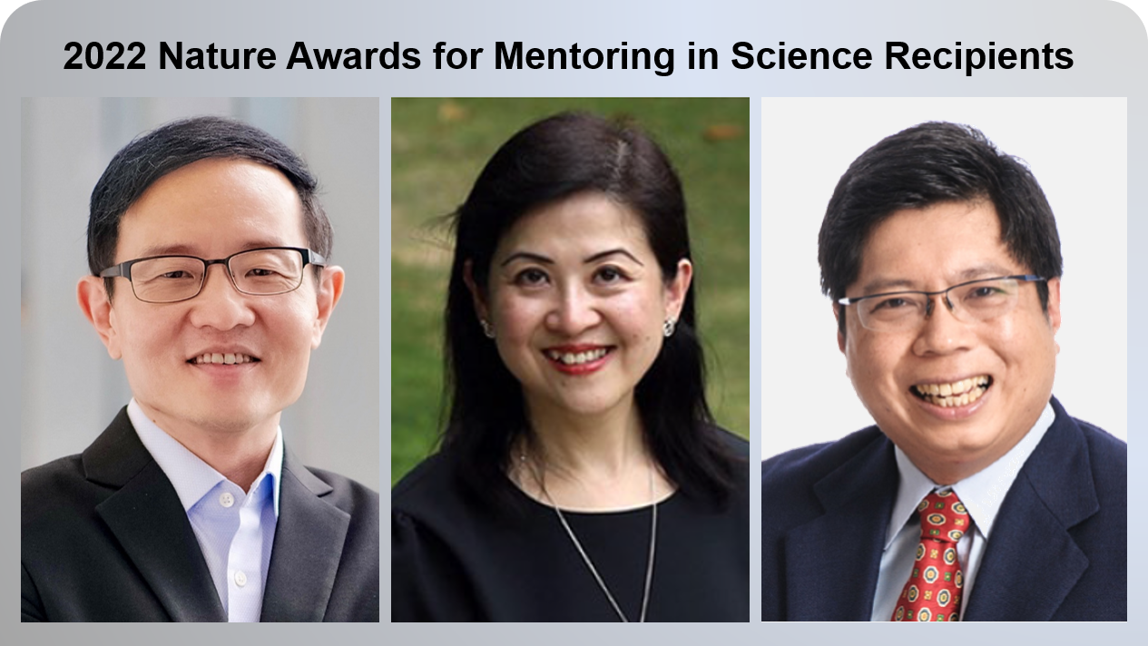 NUS scientists lauded as outstanding mentors in Nature Awards