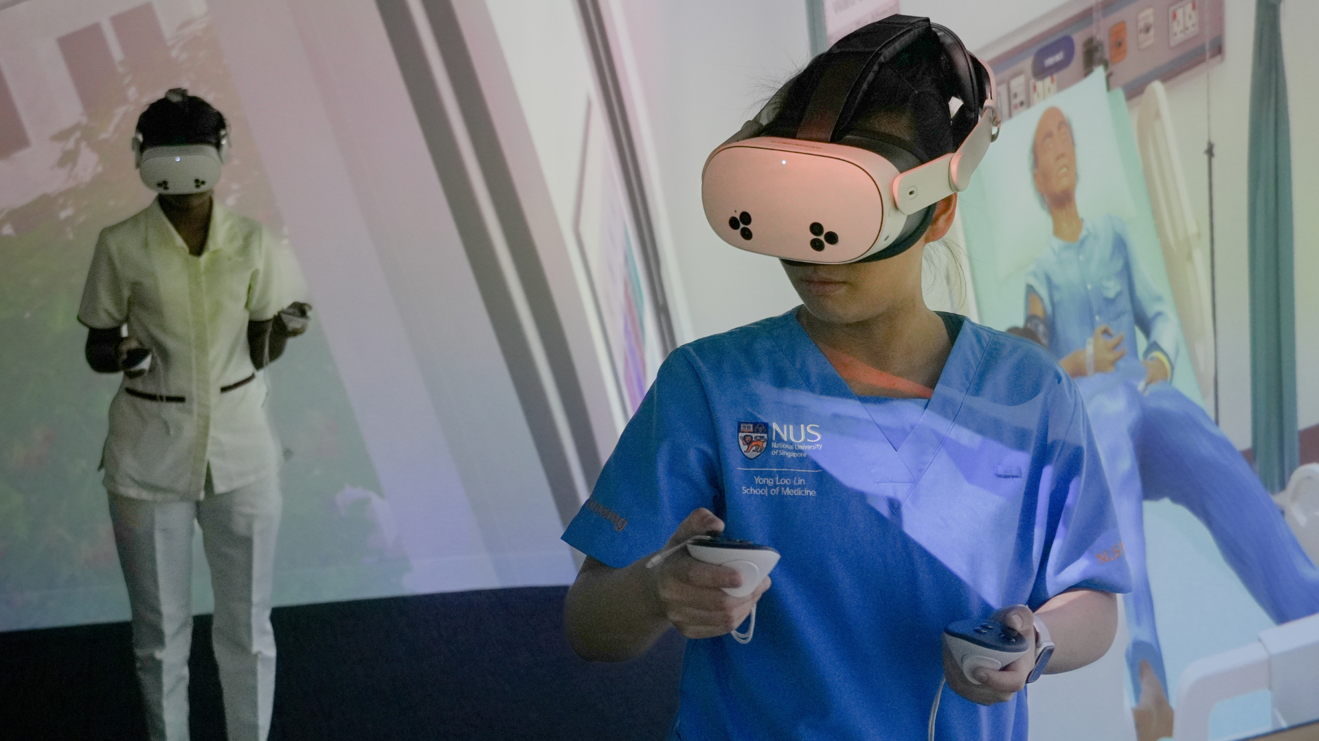 CAVE@NUS and VERSE: Scaling the future of healthcare education