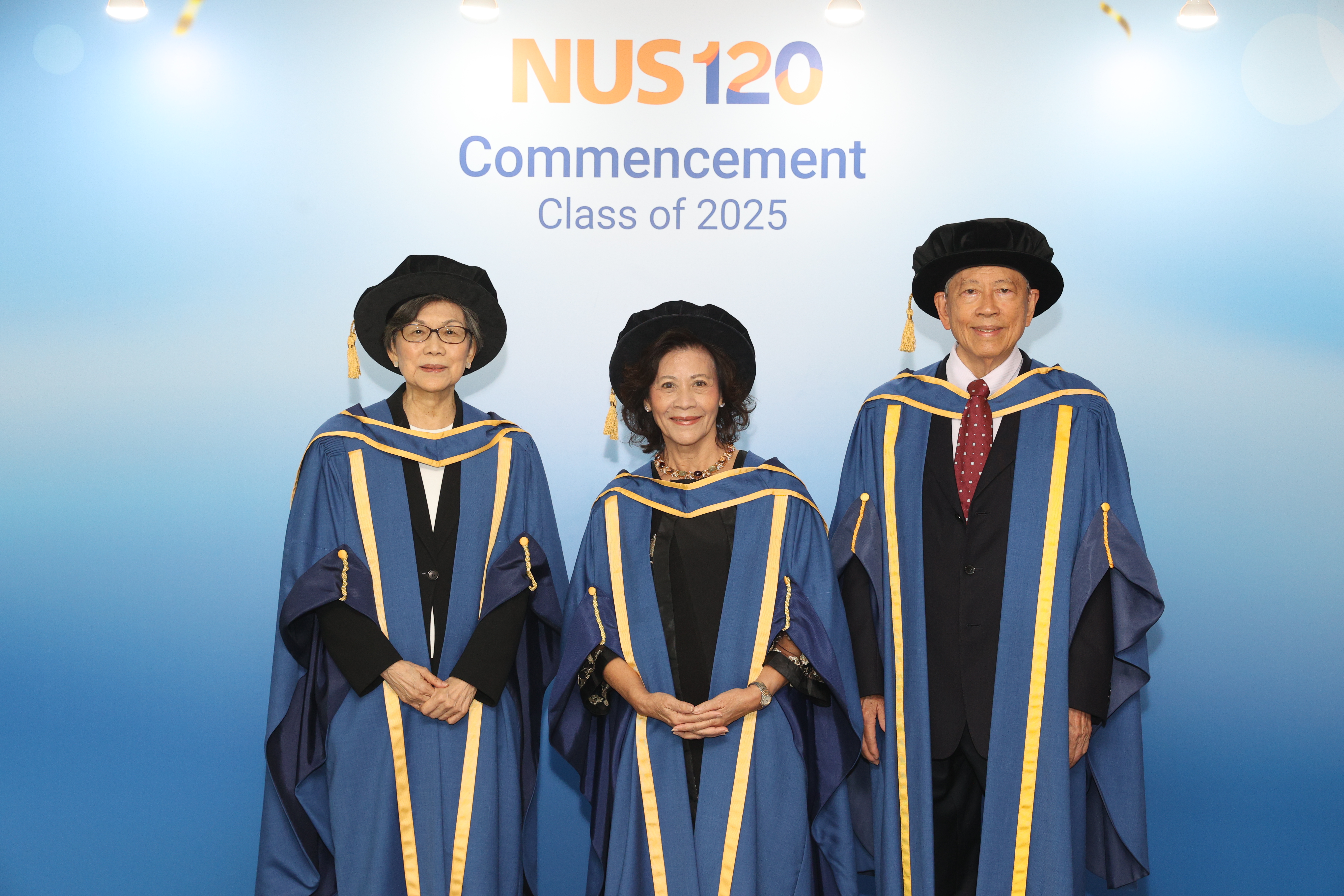 NUS confers Honorary Degrees on Ambassador Chan Heng Chee, Dr Noeleen Heyzer and Mr Wong Ngit Liong