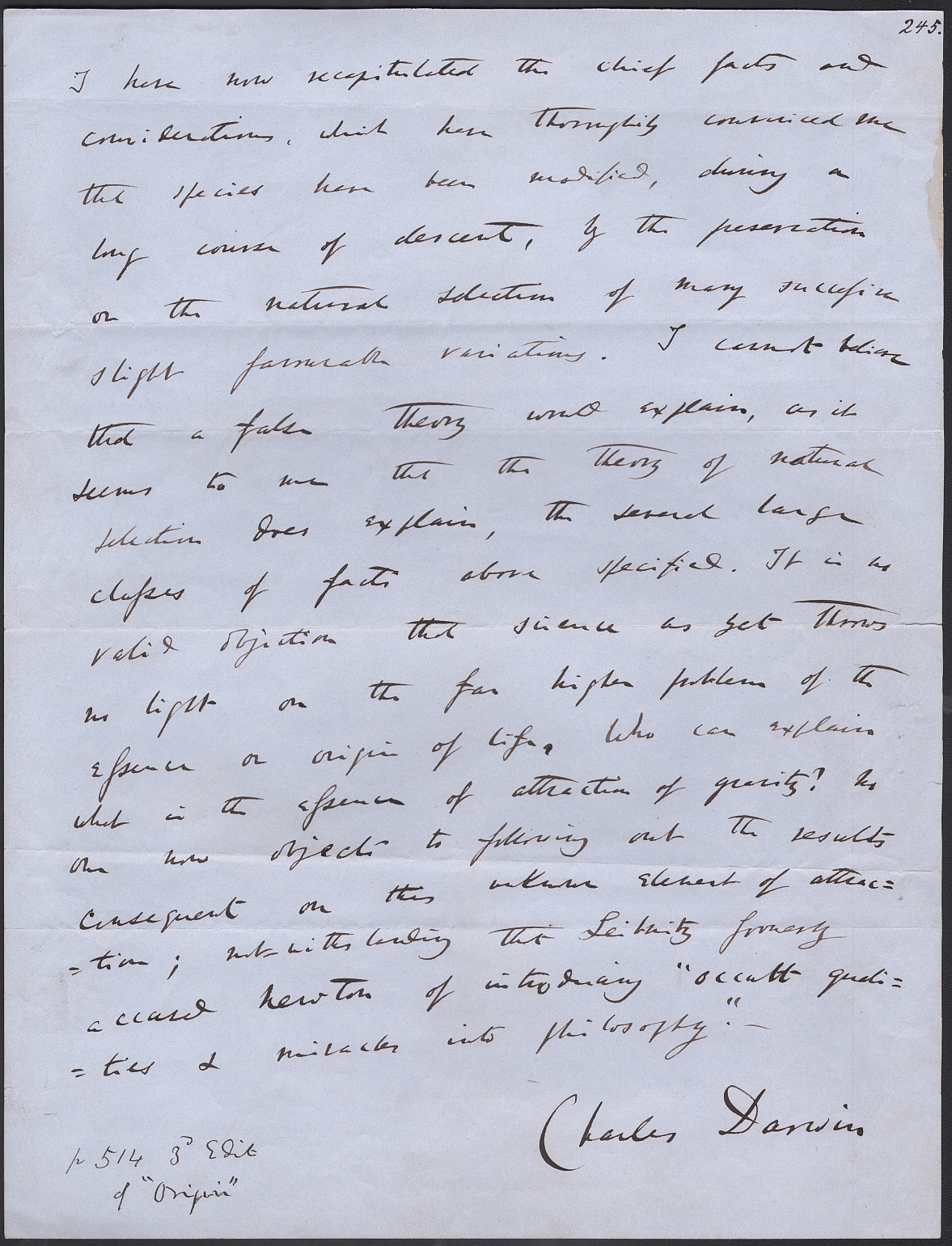 Science ahead of its time: Secret of 157-year old Darwin manuscript