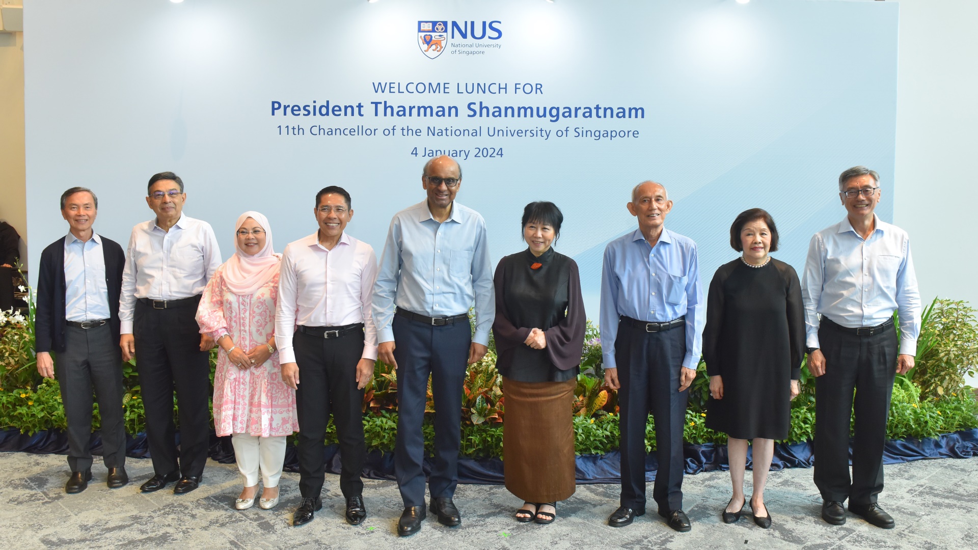 NUS welcomes President Tharman Shanmugaratnam as 11th Chancellor