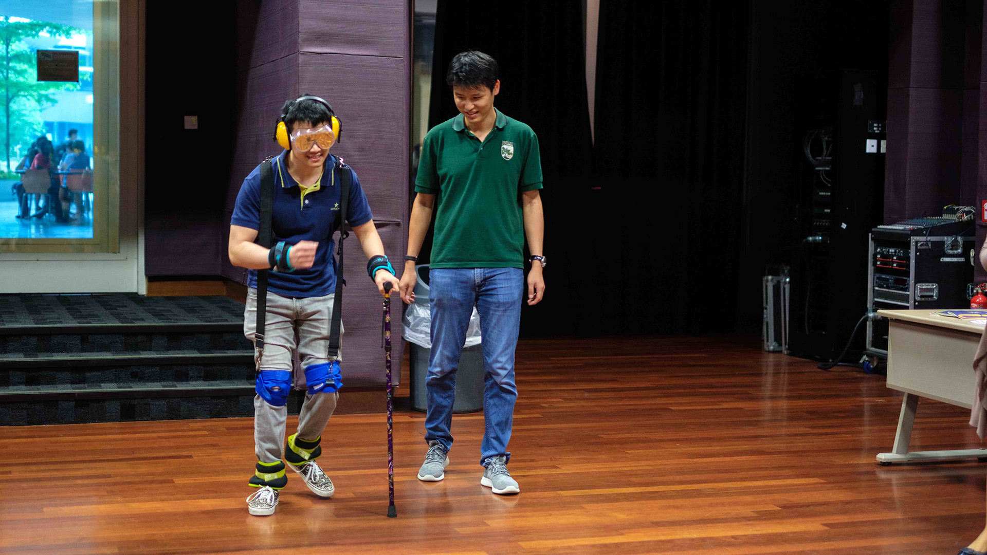 Suiting up for an ageing society: Students walk a mile in the shoes of ...