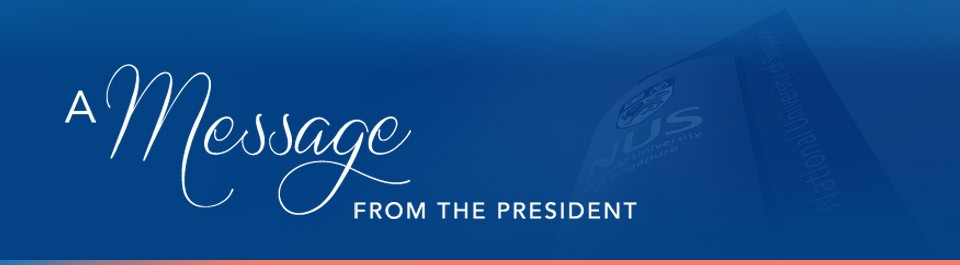 NUS President's message on Commencement