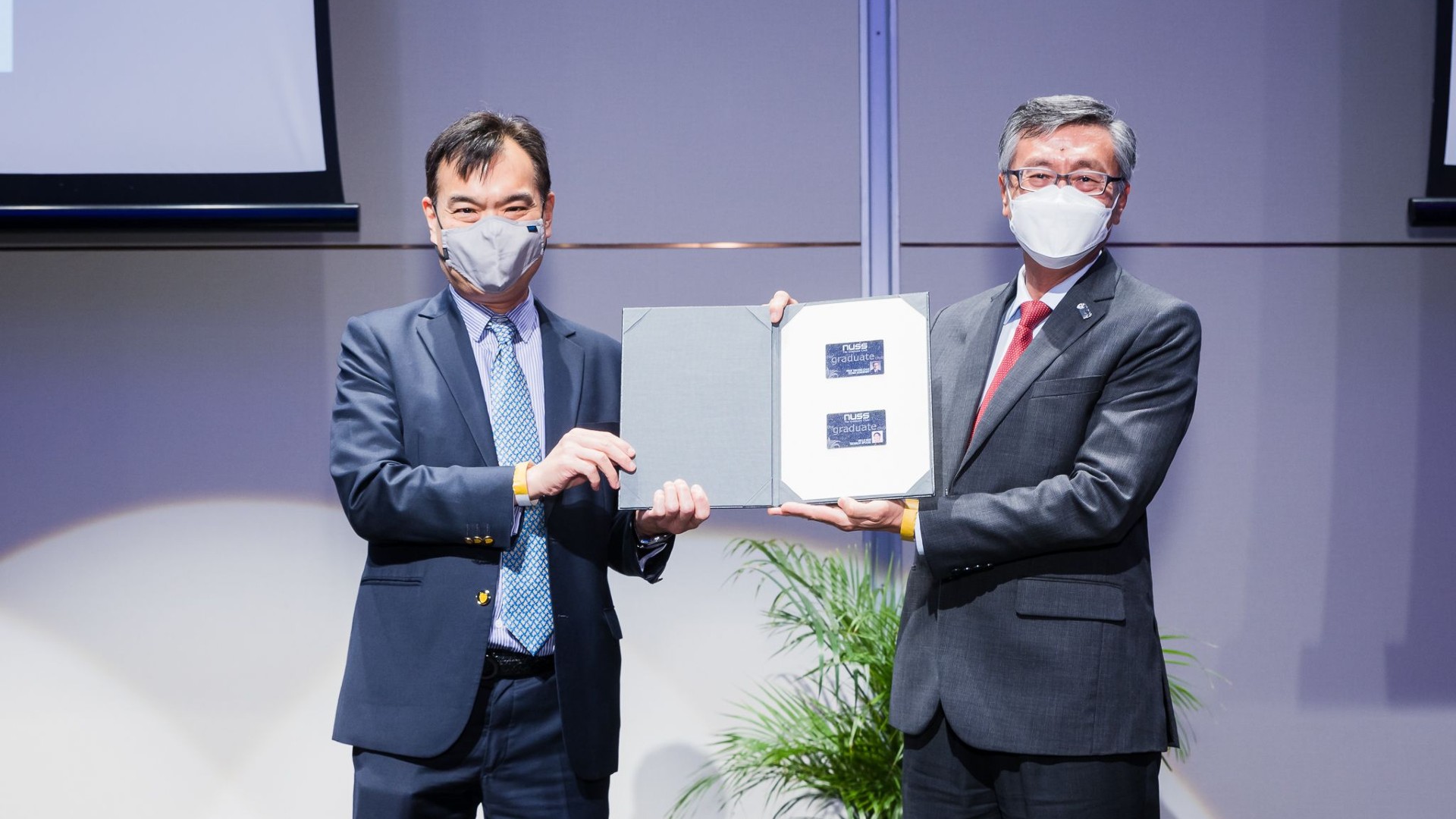 NUS President Prof Tan Eng Chye conferred NUSS Honorary Membership for ...