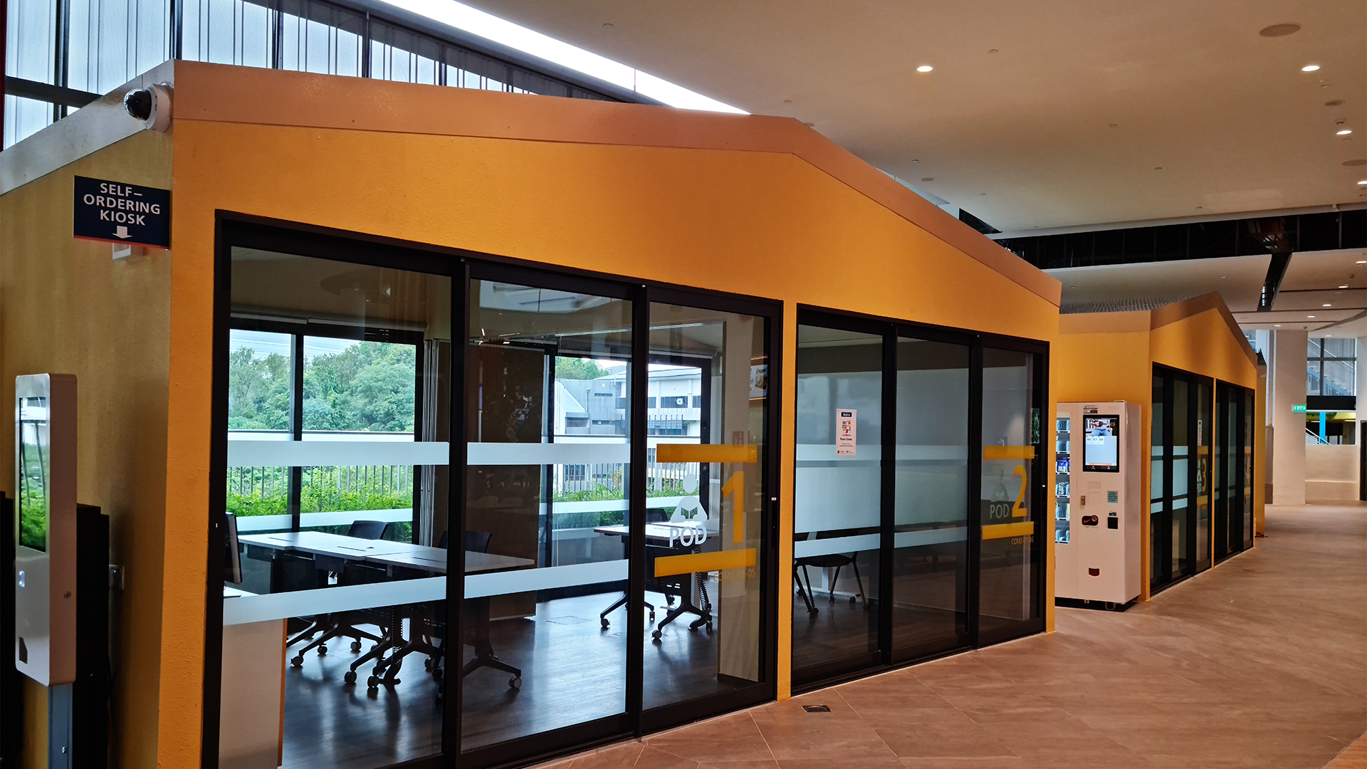 Not just for dining: The new Terrace offers common spaces, e-sports and ...