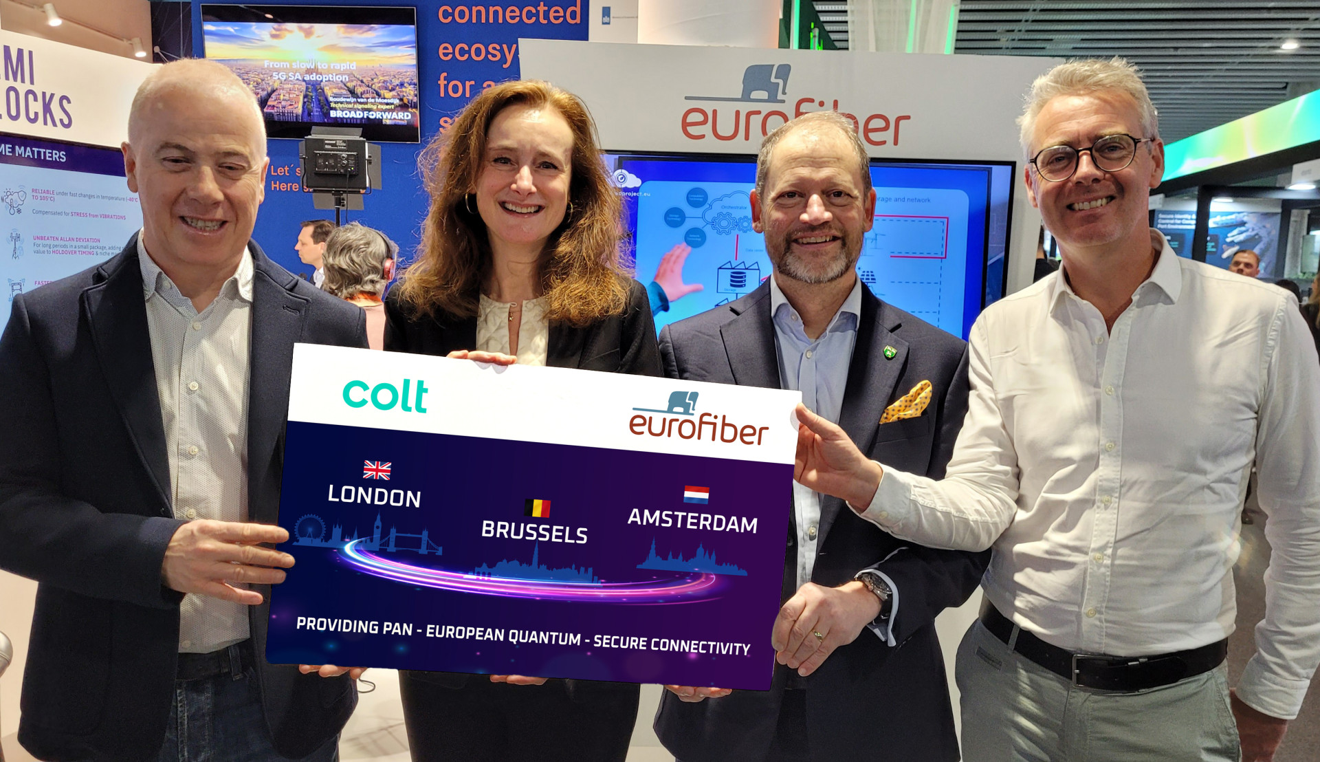 Eurofiber and Colt announce Pan‑European cross-carrier quantum-secured ...