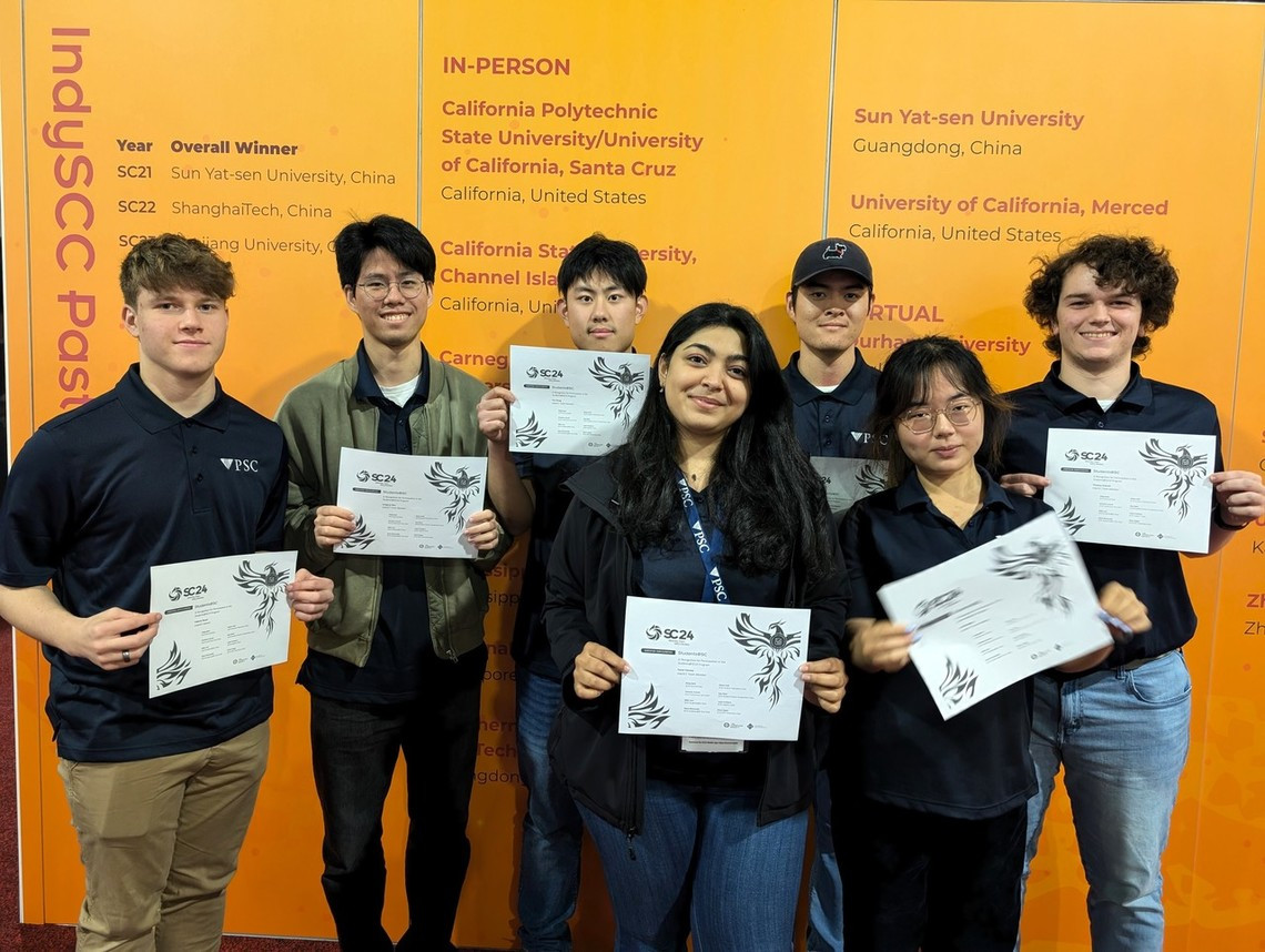 Four Pitt Students Among PSC Team to Compete in Germany at ISC25 Student Cluster Challenge