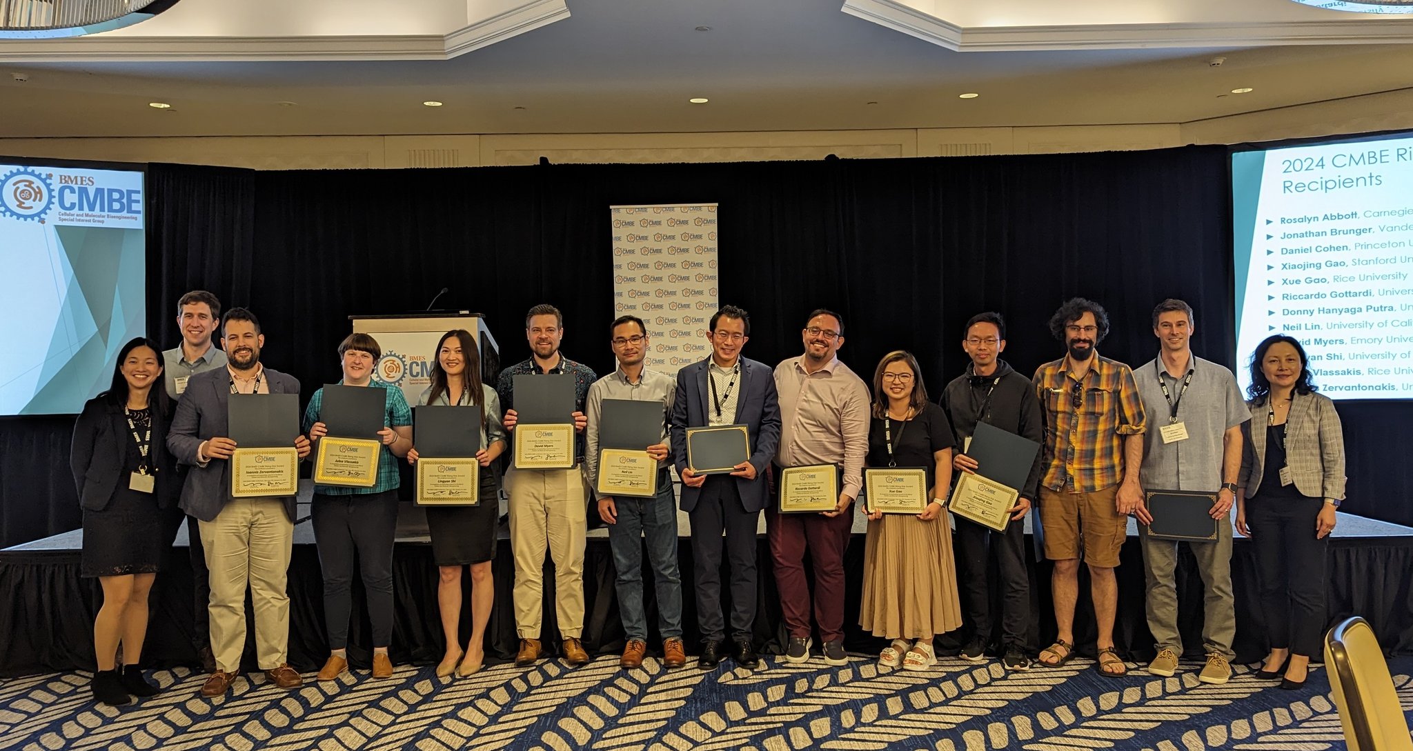 Zervantonakis named 2024 BMES-CMBE Rising Star Junior Faculty