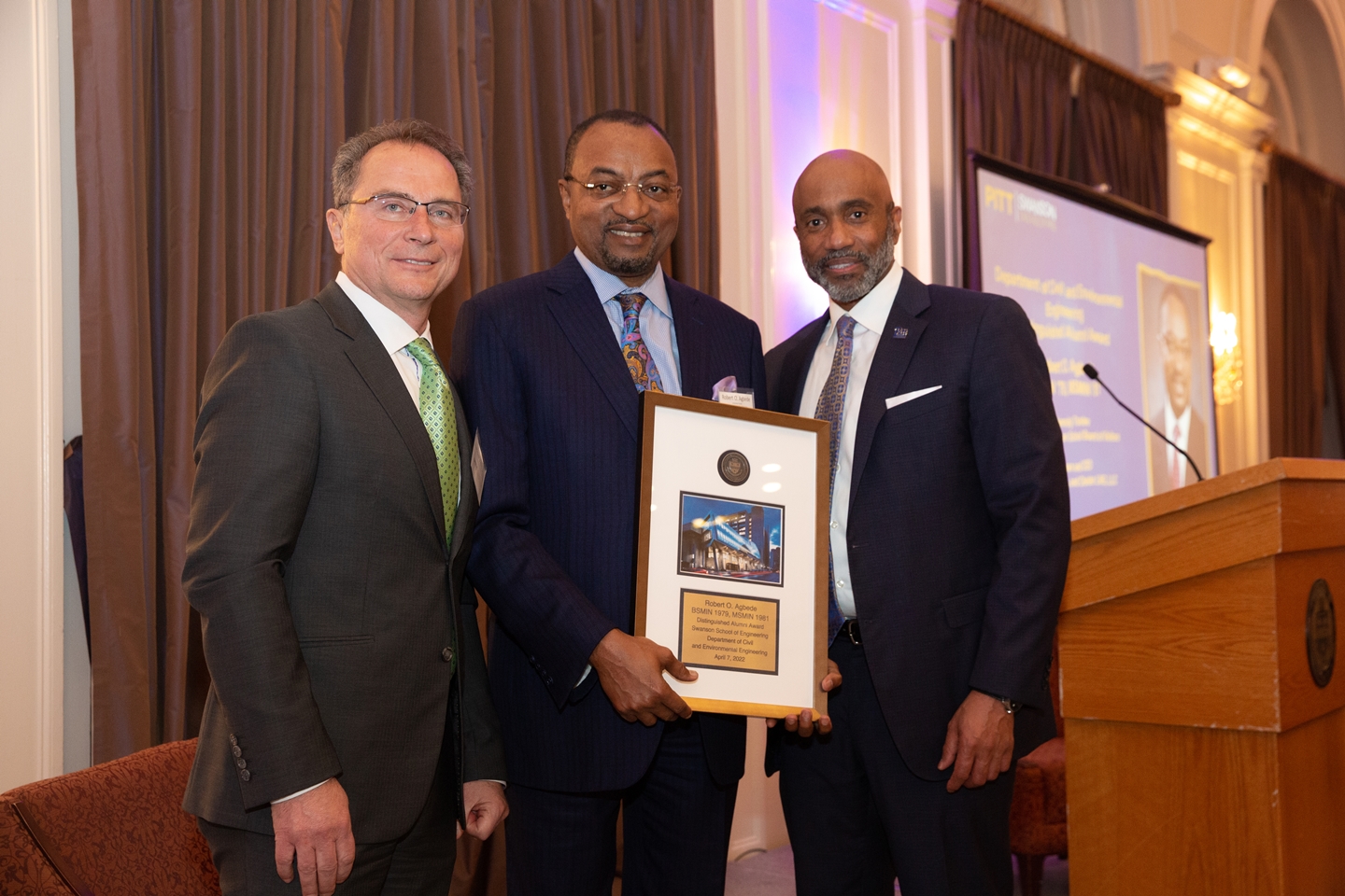 Swanson School of Engineering celebrates alumnus Robert O. Agbede with ...