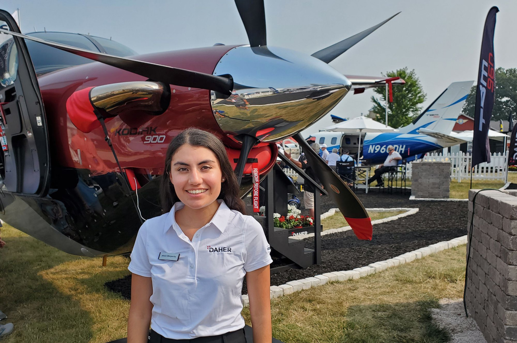 Undergraduate Alison Linares received a Young Eagles engineering internship