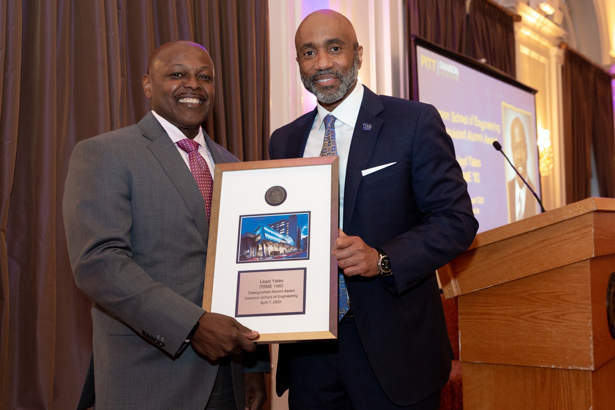 Swanson School of Engineering celebrates NiSource President Lloyd Yates ...