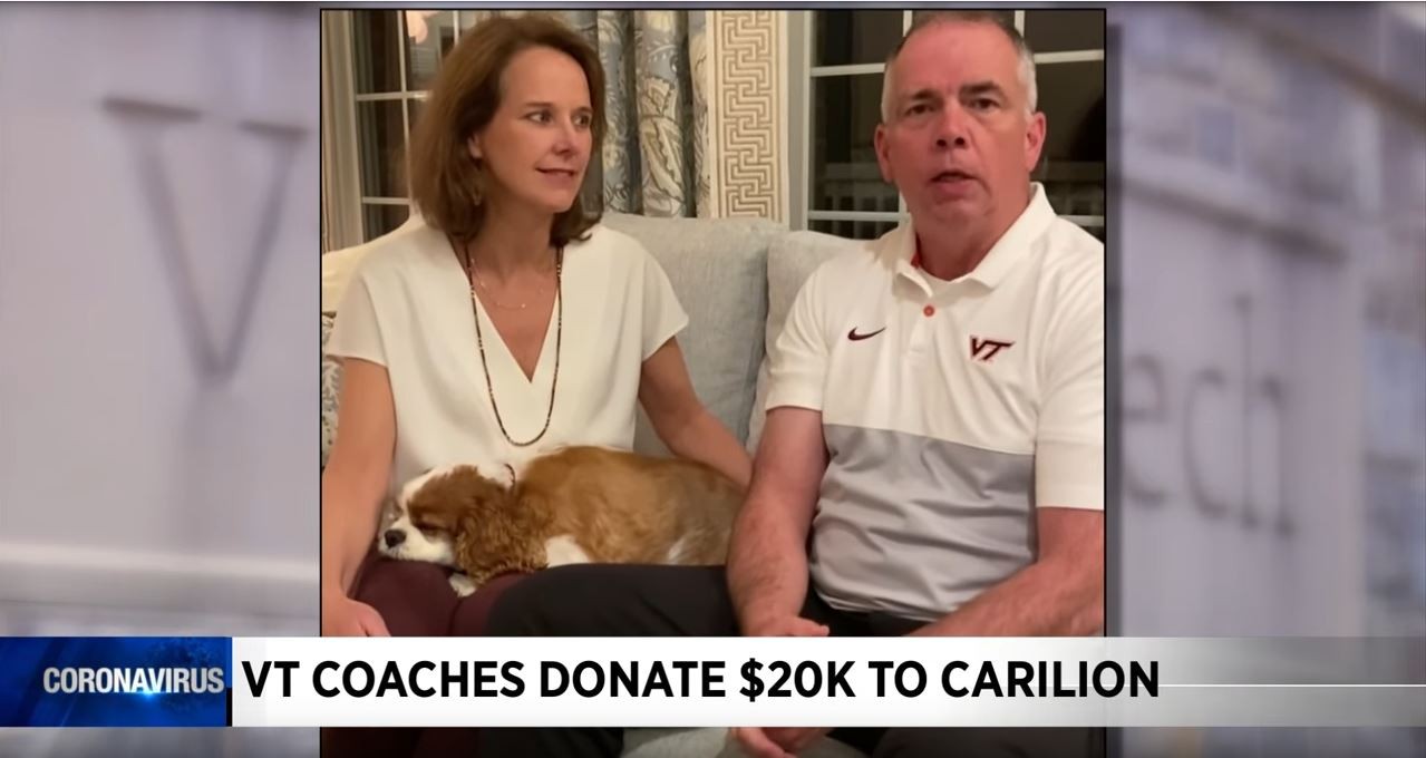 Virginia Tech Coaches and Families Make $20,000 Donation to Carilion ...