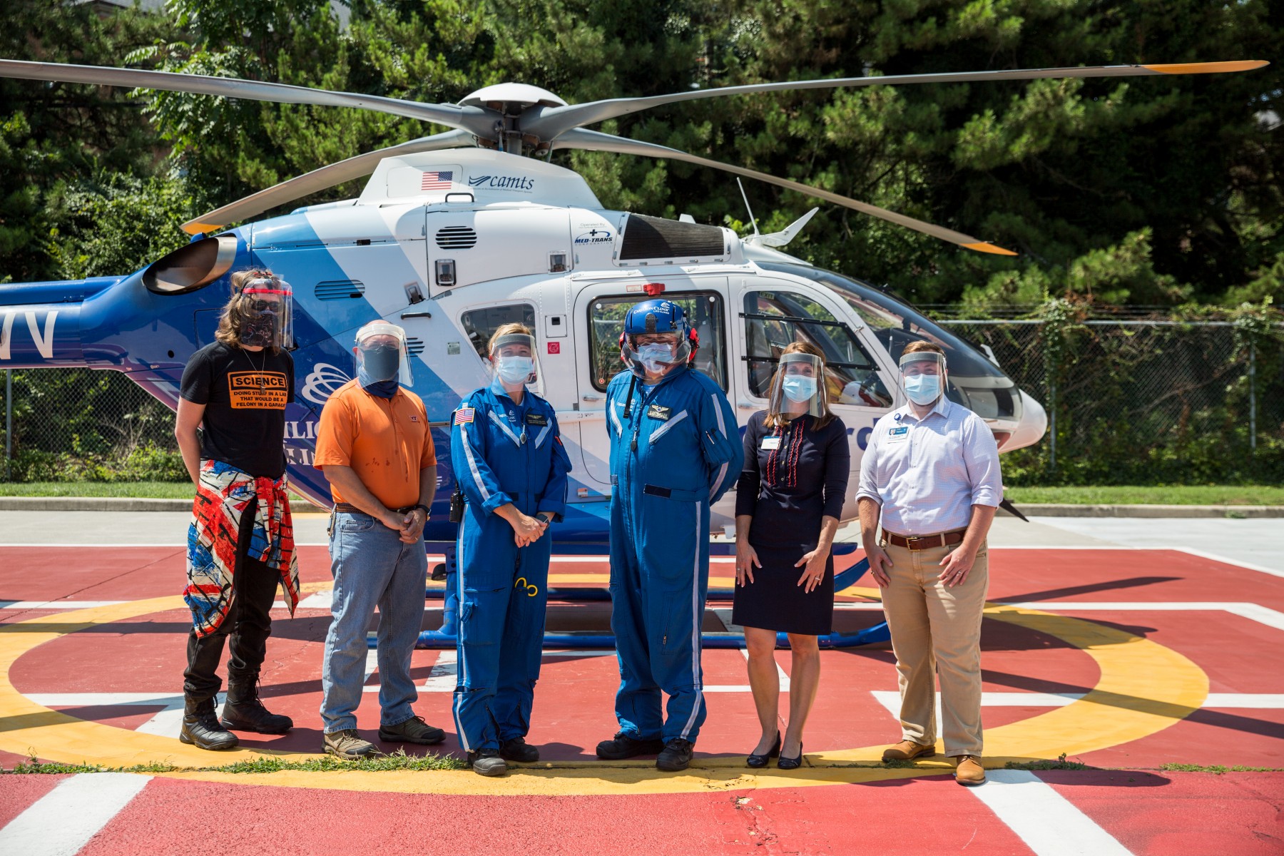 COVID-19 Innovation Team Creates Life-Guard Face Shield