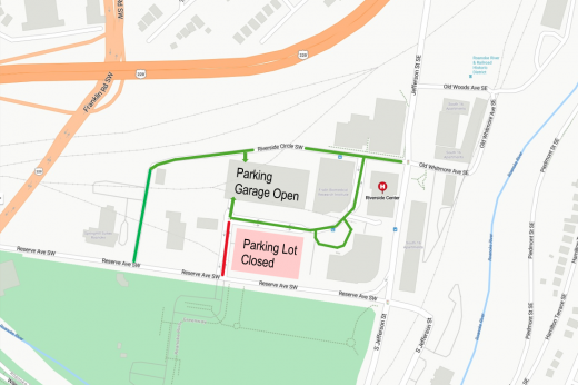 Upcoming Parking Changes at Carilion's Riverside Campus