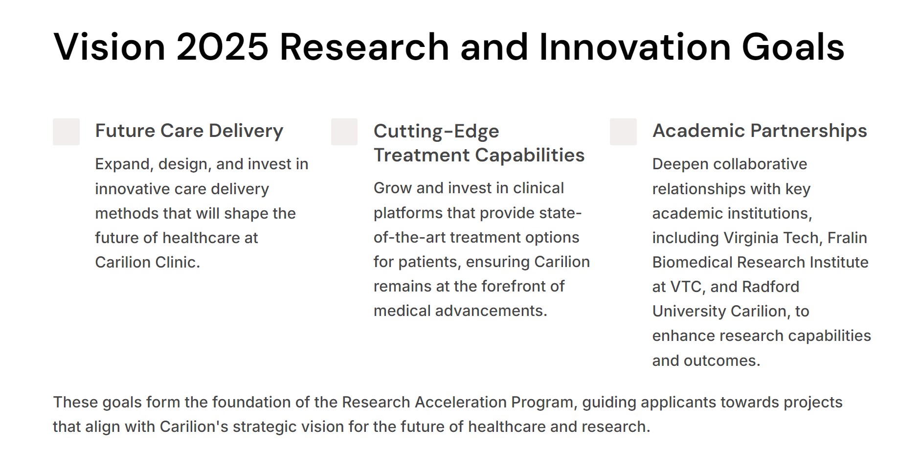 Research Acceleration Program 2025 Reminder