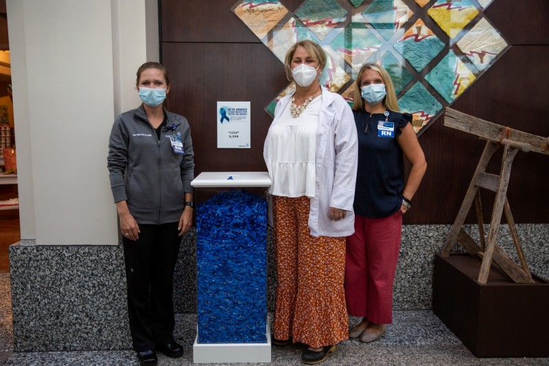 New Ribbon Display Honors COVID-19 Survivors