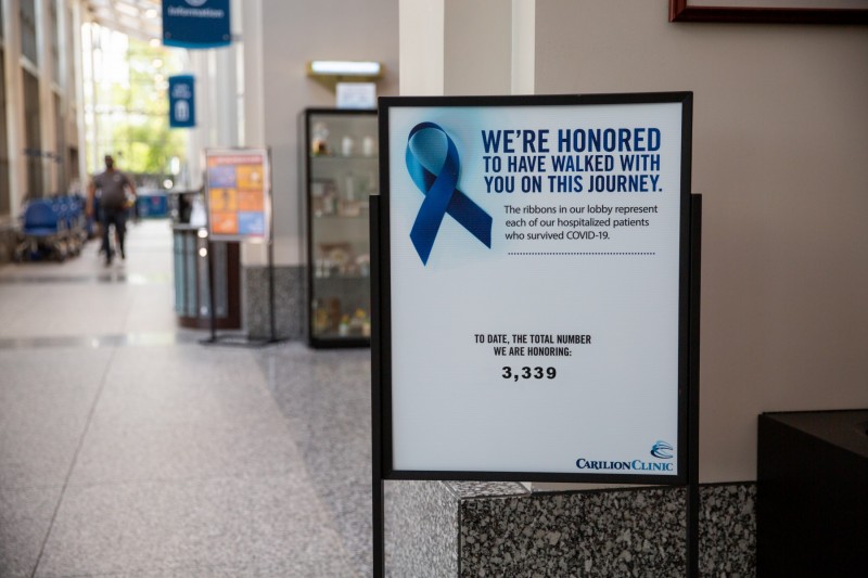 New Ribbon Display Honors COVID-19 Survivors