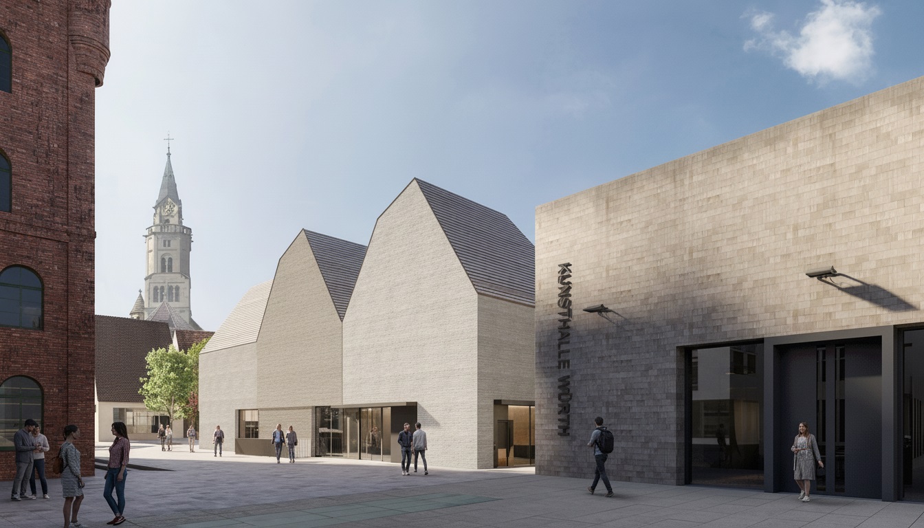 Erweiterungsbau der Kunsthalle Würth nimmt Gestalt an: Der Rohbau ist ...