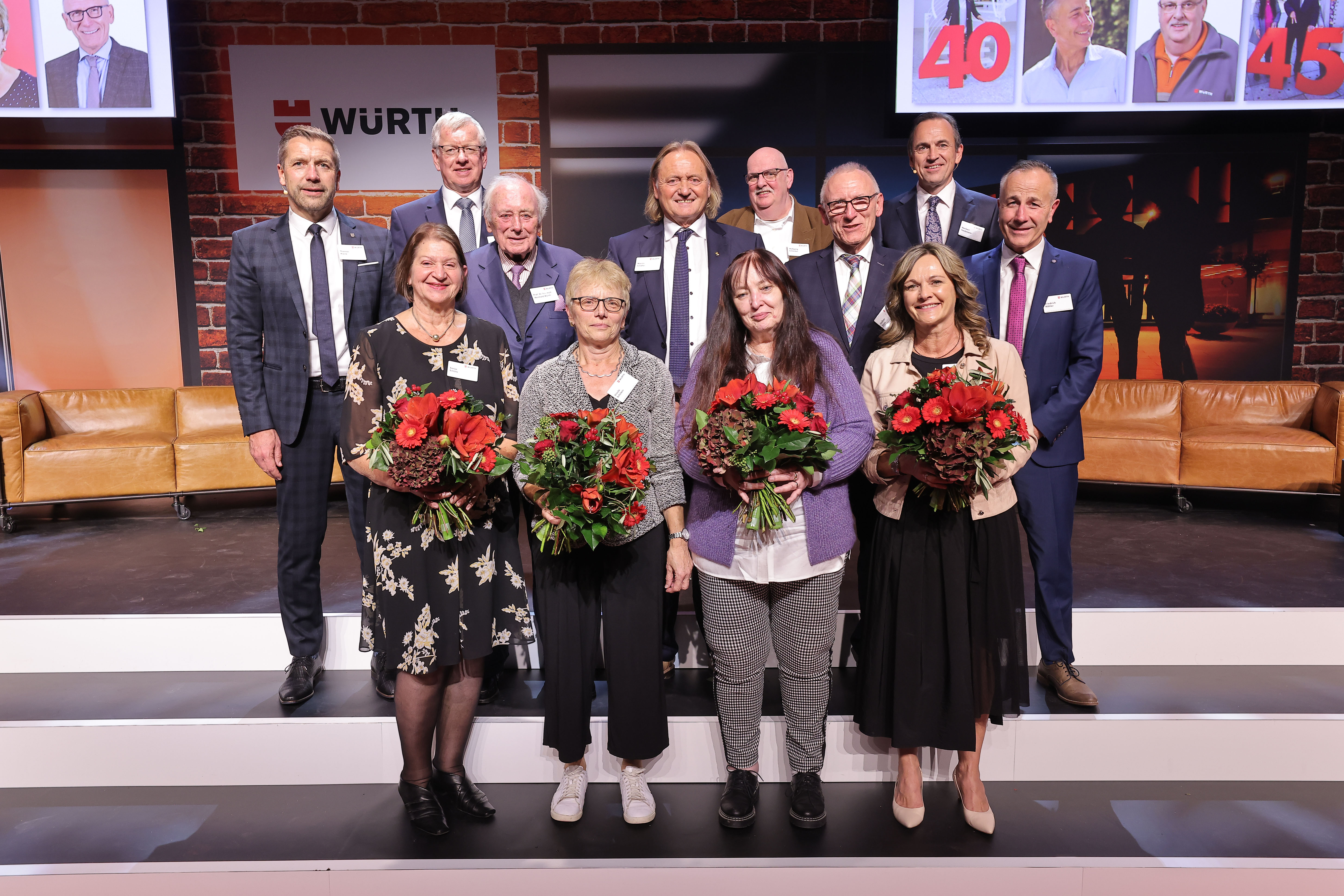Würth ehrt seine Jubilare