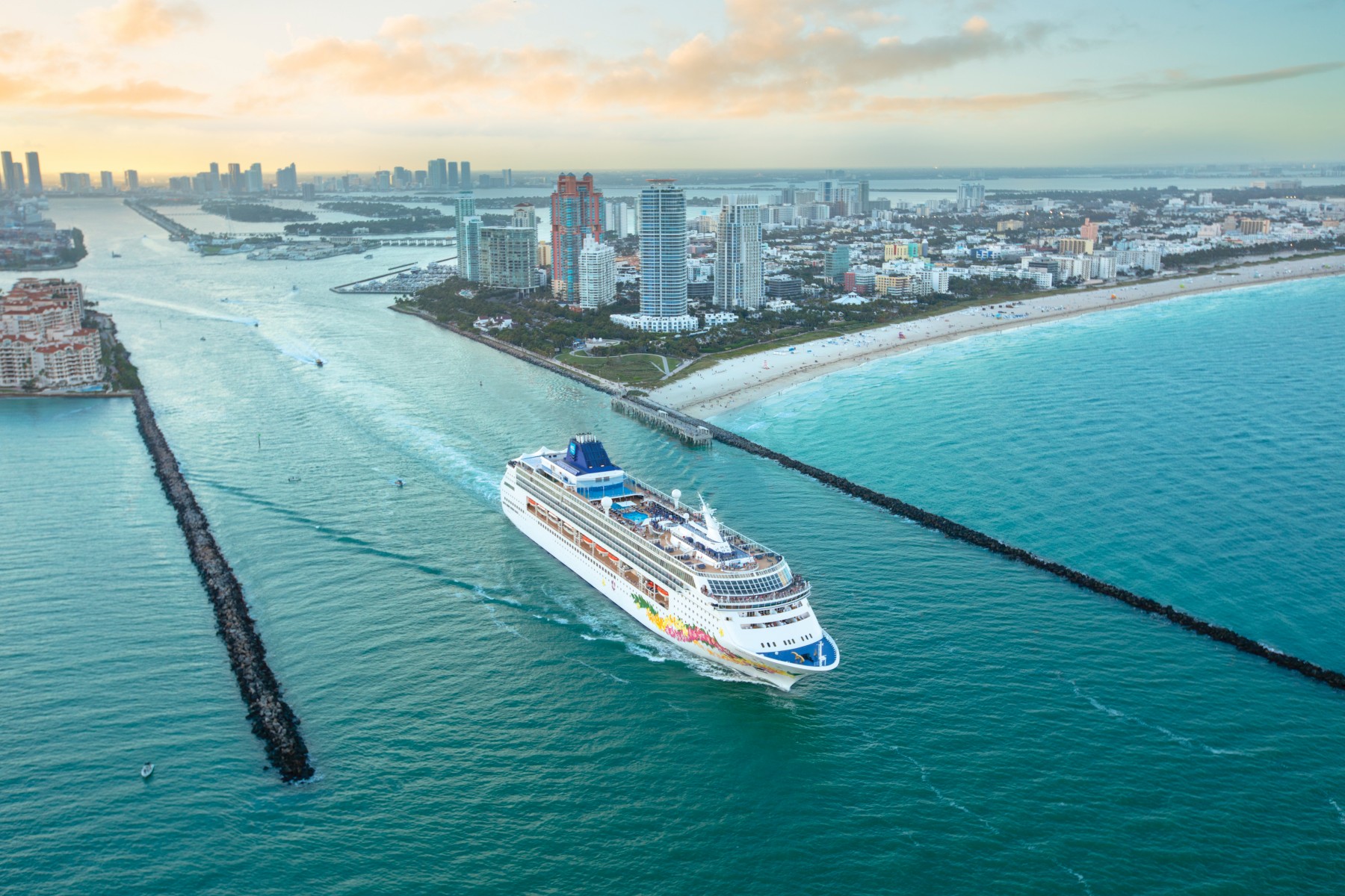 Norwegian Cruise Line Unveils Photos Of Norwegian Sky s 2019 Bow To Norwegian Cruise Line Unveils Photos Of Norwegian Sky s 2019 Bow To