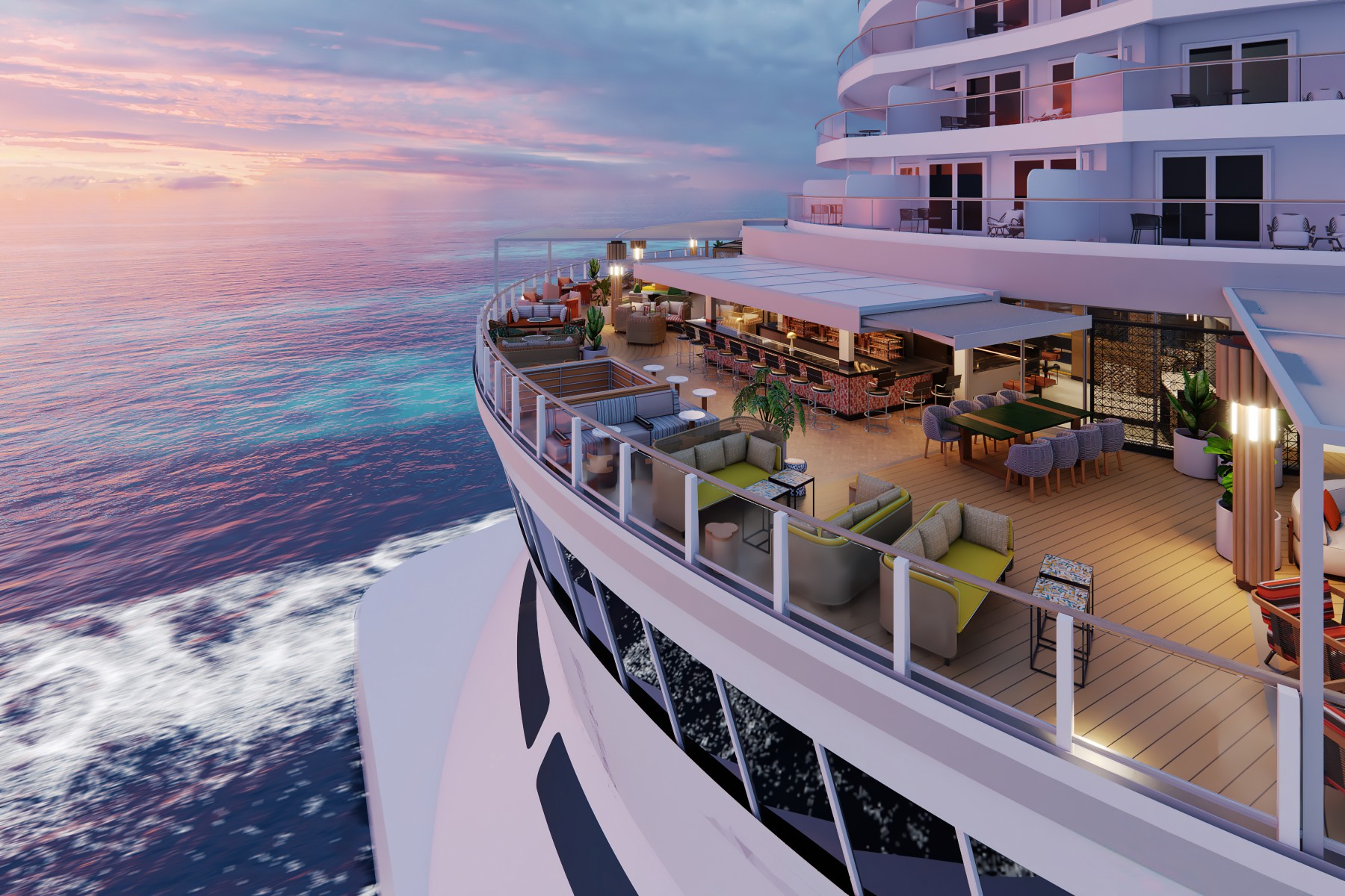 Norwegian Viva_Indulge_Aft-Deck-Night_Rendering