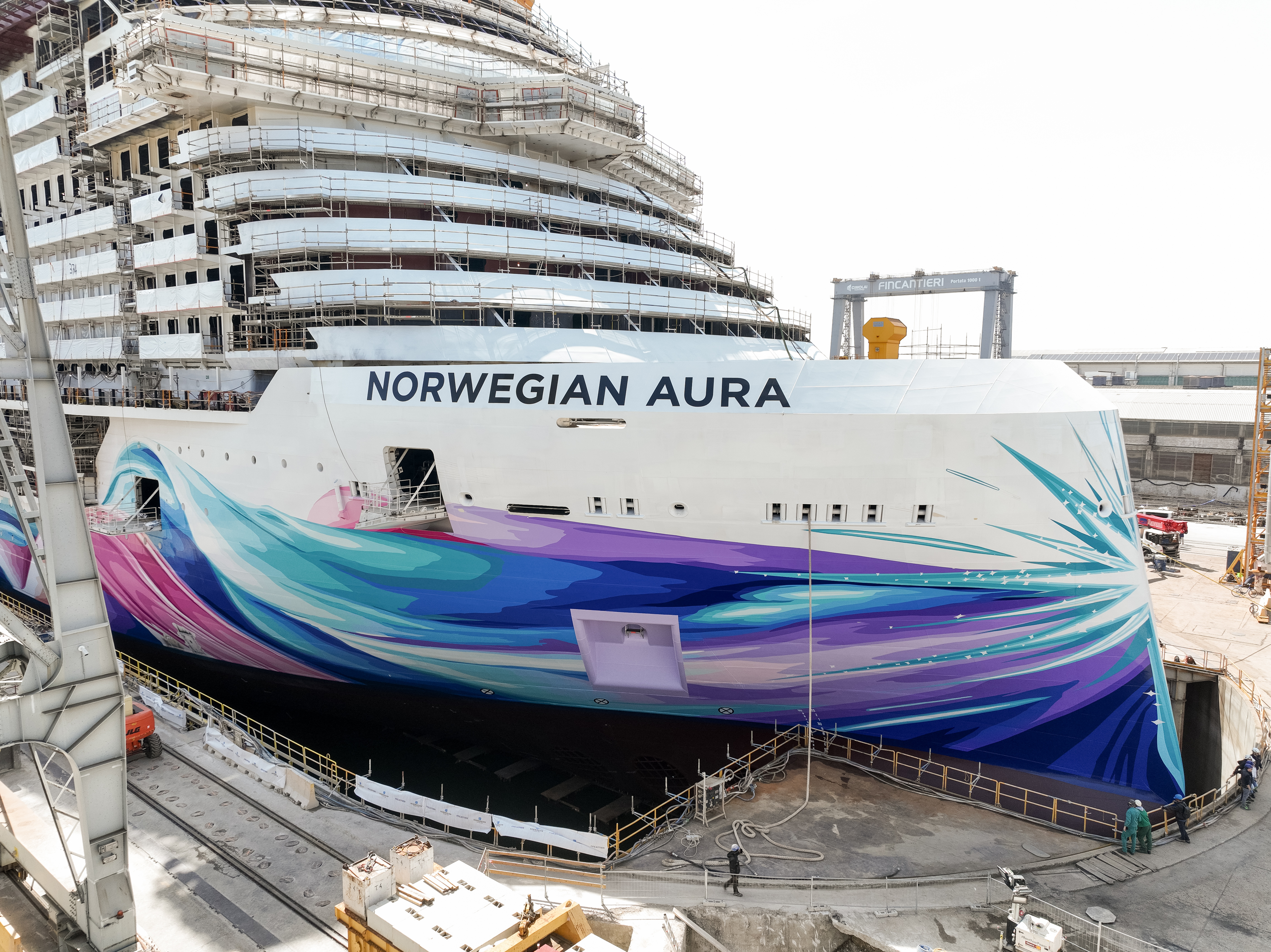 Norwegian Cruise Line® Marks Major Construction Milestone with the ...