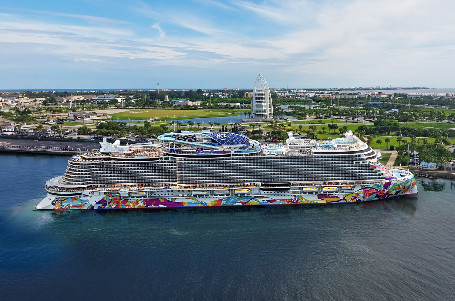All-New Norwegian Aqua Debuts As The Newest Ship In Port Canaveral For The Spring/Summer Cruise ...