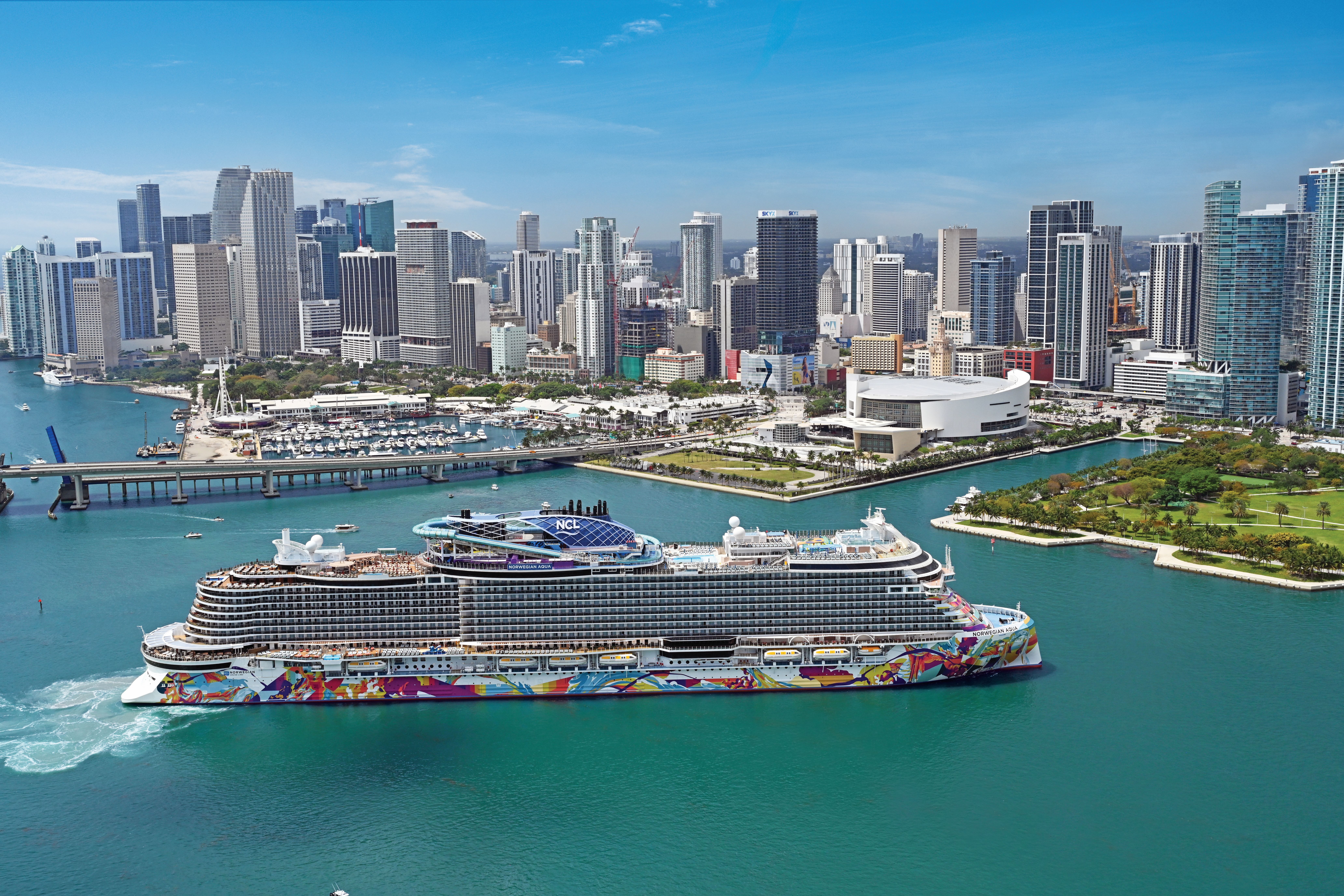Norwegian Cruise Line® Officially Christens Norwegian Aqua In Miami And ...