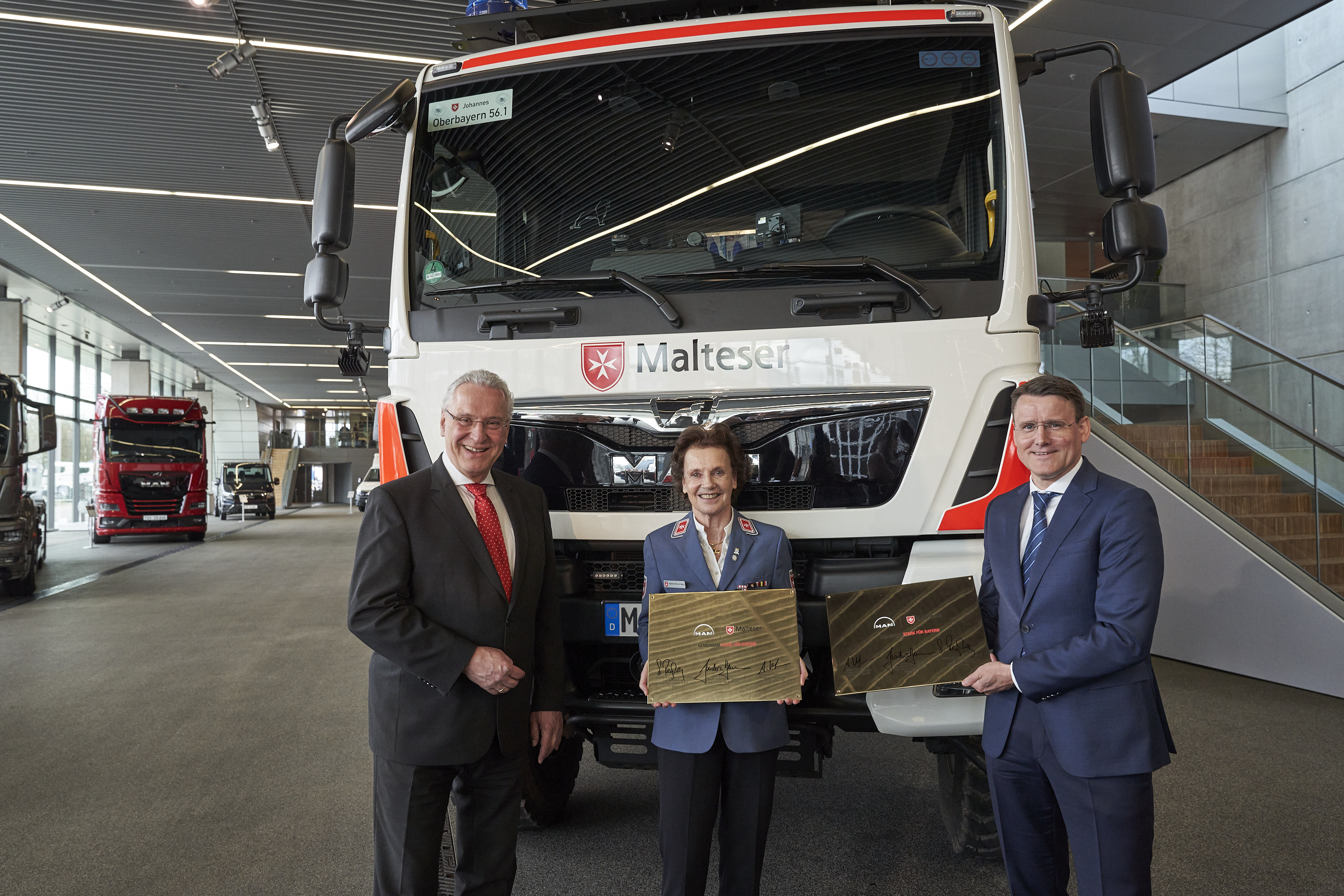 Gemeinsam stark für Bayern: MAN und Malteser kooperieren in ...