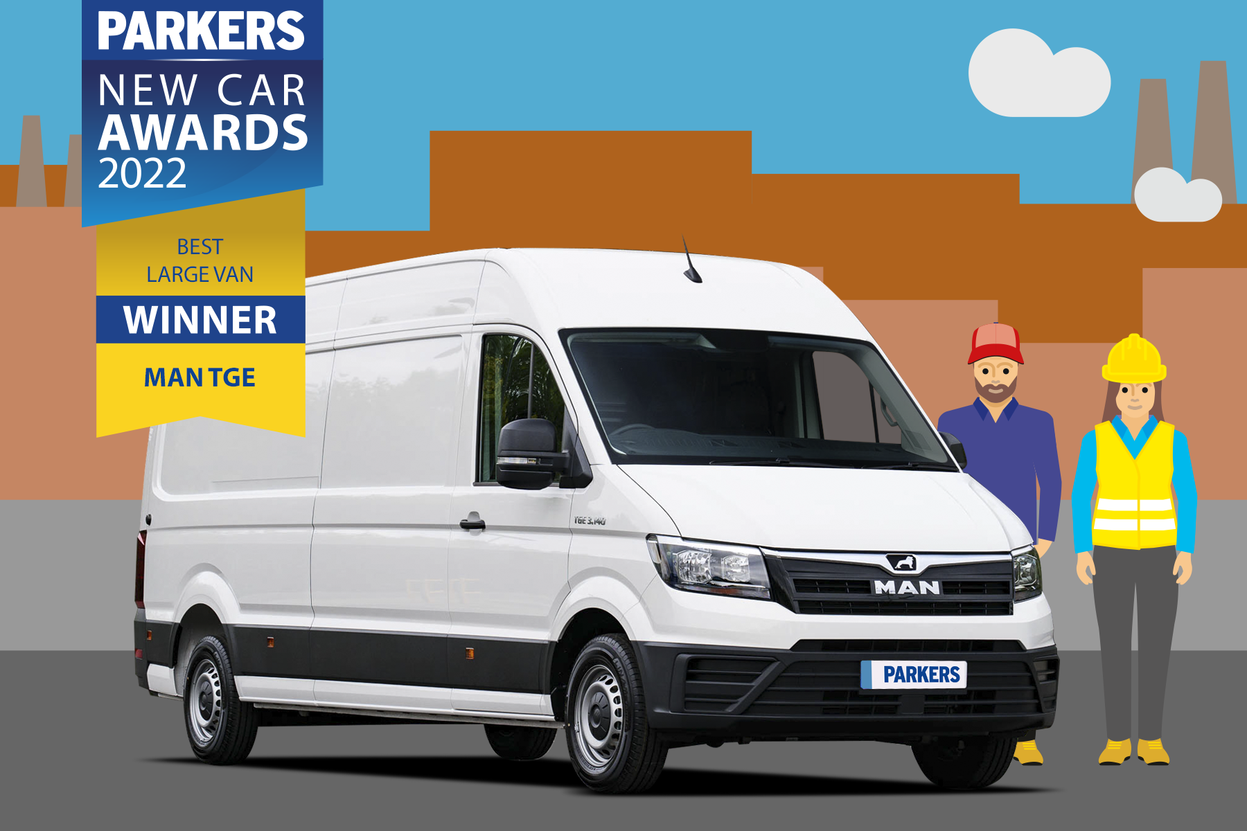 MAN TGE rises to the top once again winning the Best Large Van category ...