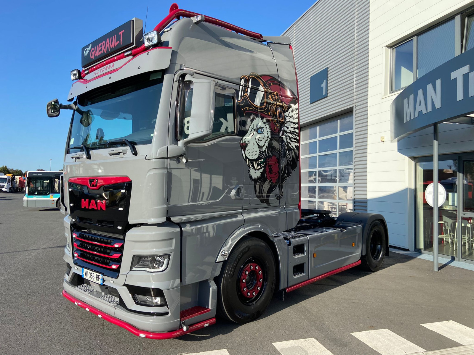 Un MAN TGX personnalisé pour les transports Guérault