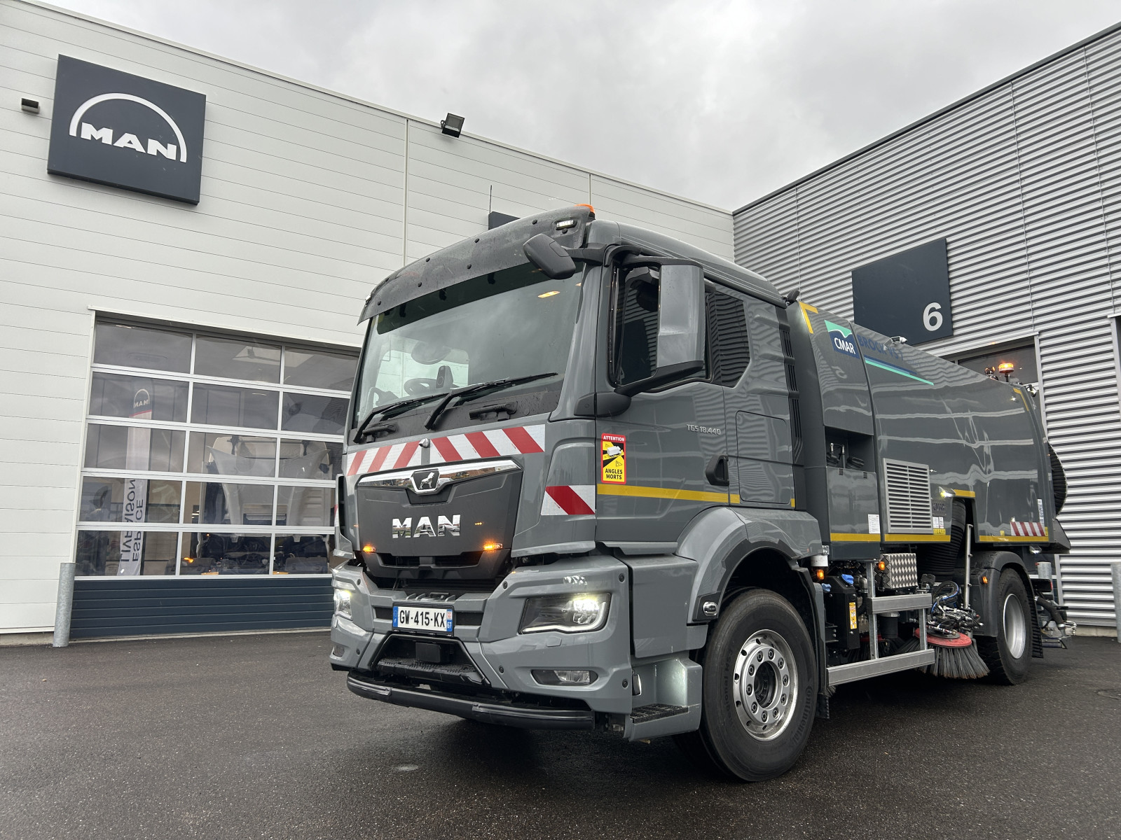 DRV accueille une troisième balayeuse MAN TGS pour des chantiers exigeants