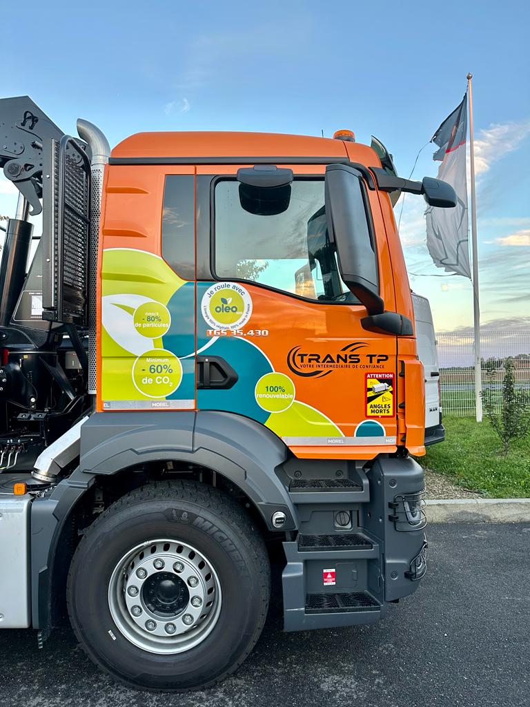 Trans TP roule au B100 avec une flotte 100 % MAN