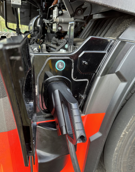 Première présentation dynamique du camion électrique MAN eTGX en France