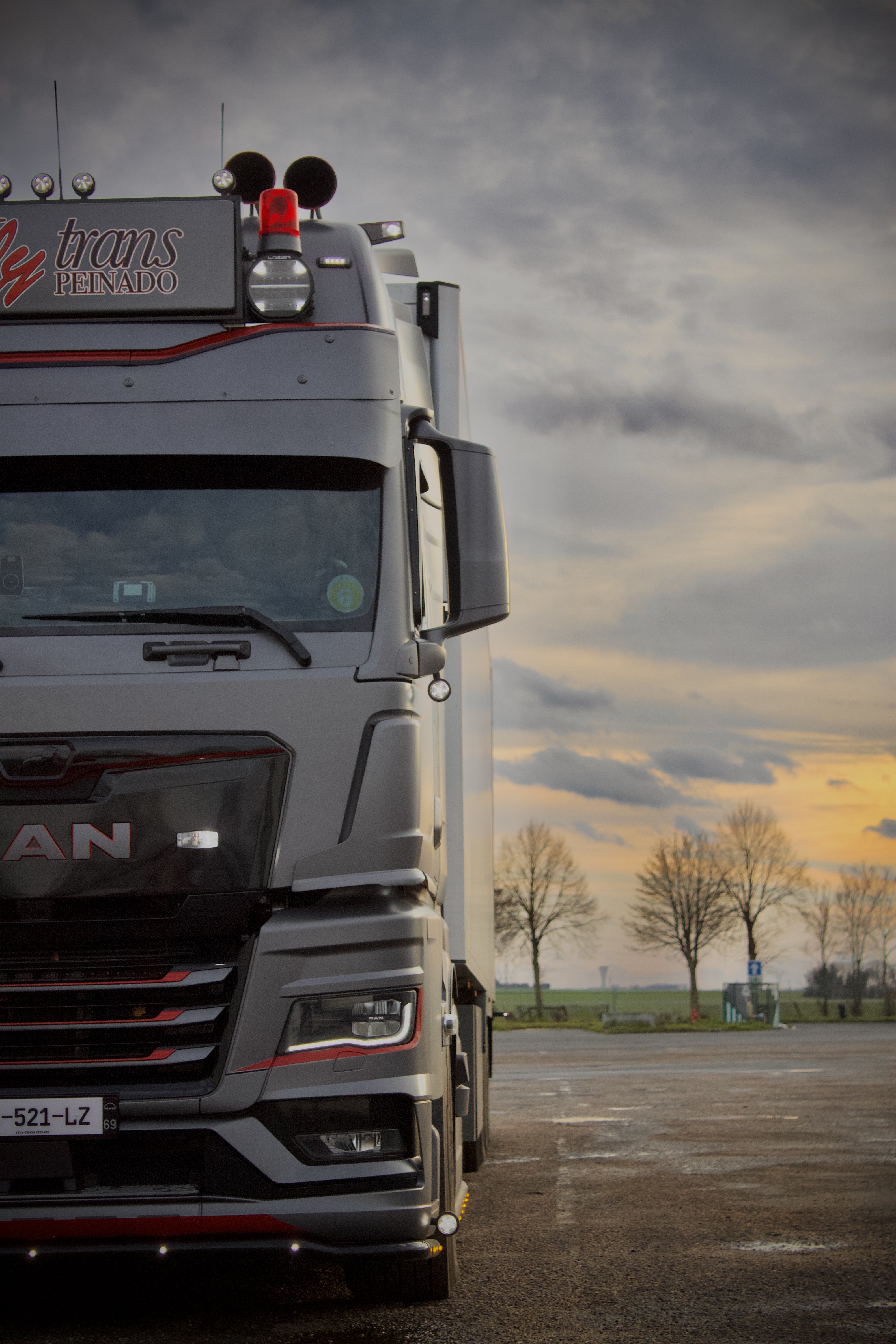 TyLy Trans Peinado crée son entreprise avec un MAN TGX