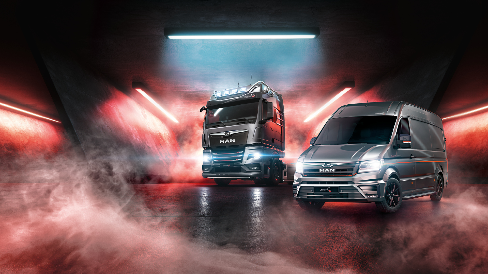 Première mondiale du MAN TGE Individual Lion S. Le famille premium MAN ...