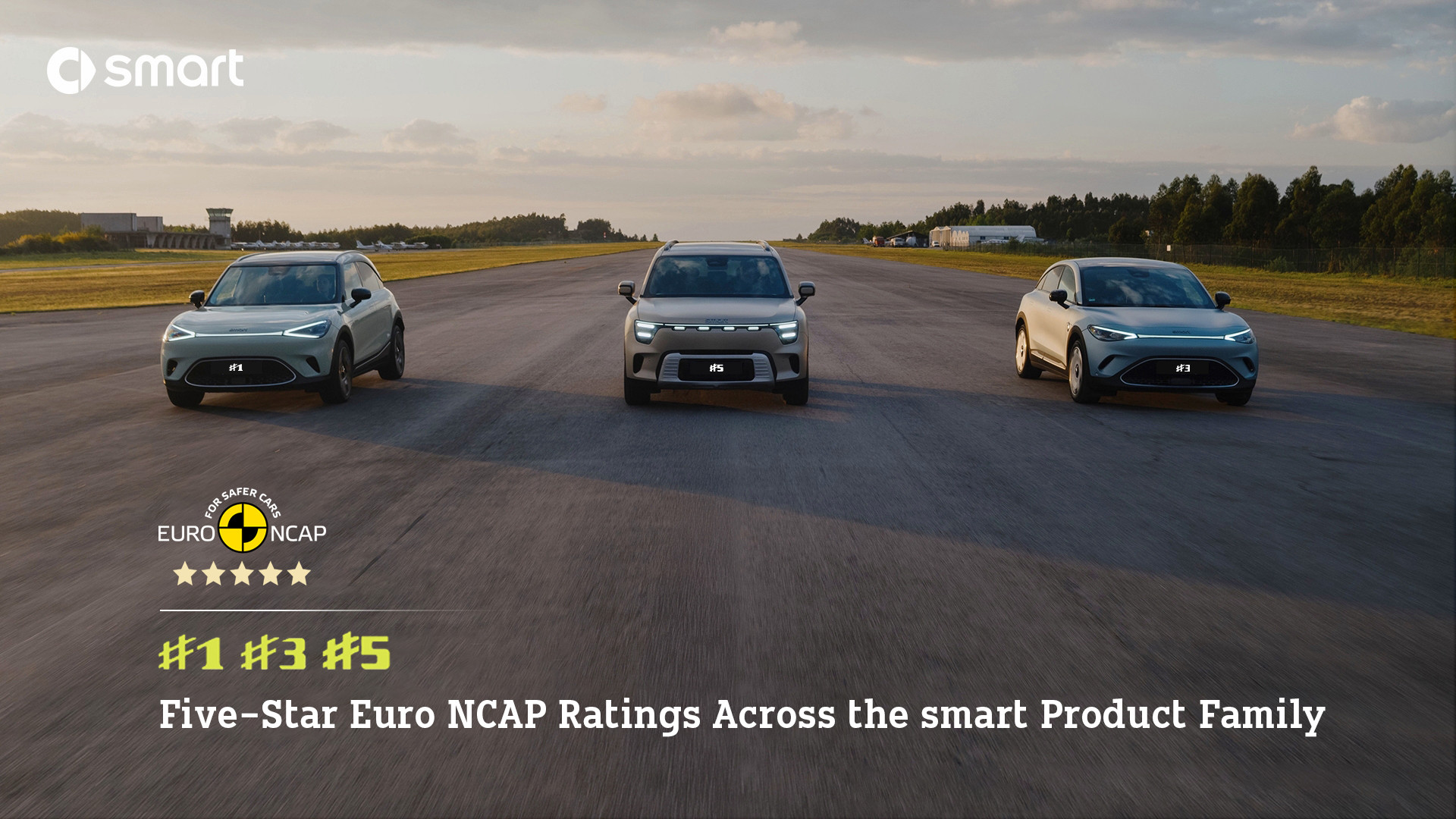 Five Stars for smart #5: Highest Euro NCAP Score Among Large SUVs in 2025