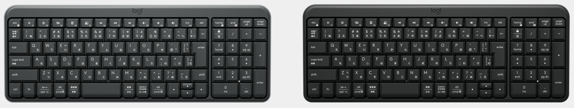 ロジクール、テンキー付きでコンパクトなサイズの ワイヤレスキーボード「K250」を発売