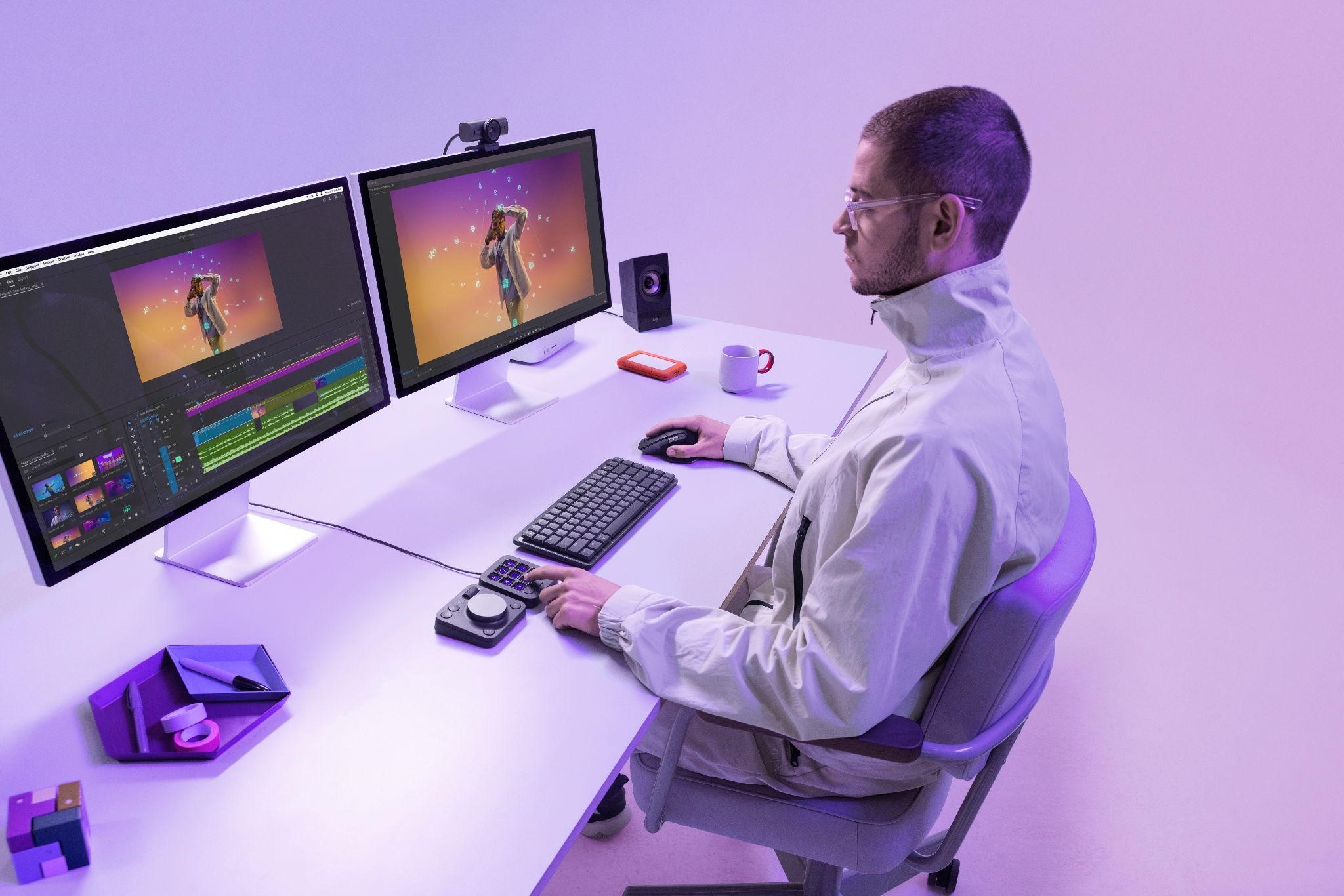 ロジクール初、クリエイター向けの左手デバイス 「MX クリエイティブ コンソール」を発売