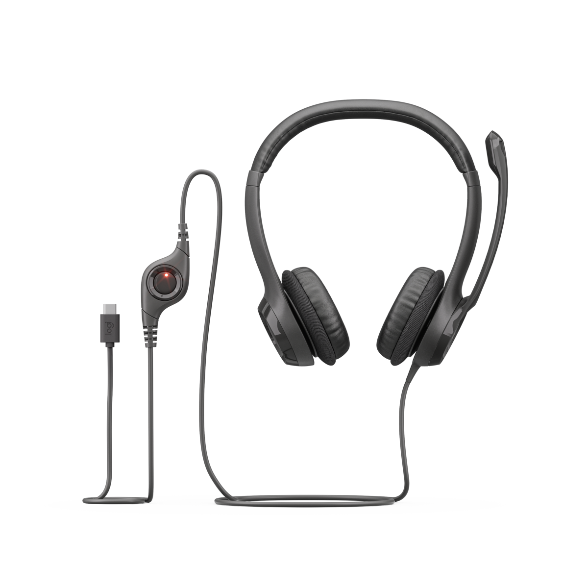 ロジクール、ヘッドセット「H390R」の USB-C 対応機種「H390RC」を発売