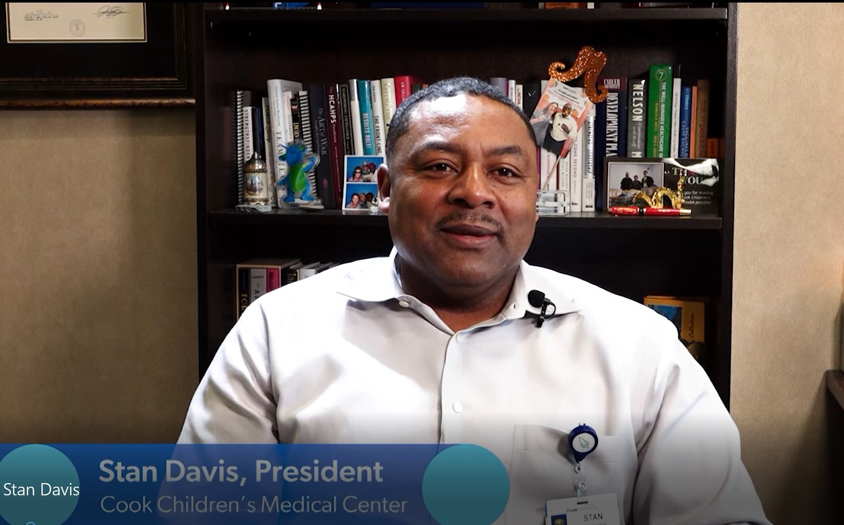 A Message from Stan Davis on Black History Month at Cook Children's