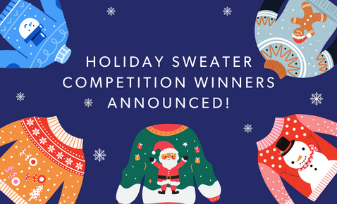 2022 Holiday Sweater Contest Winners!