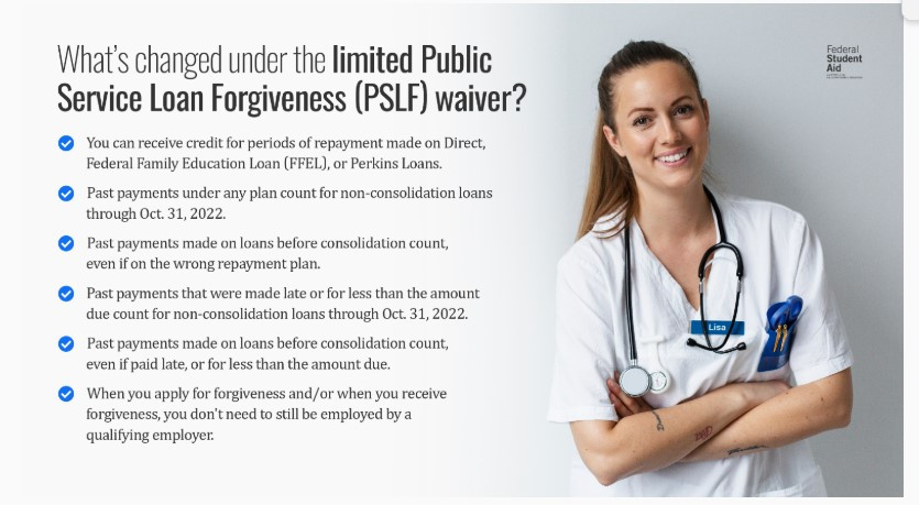 Public Service Loan Forgiveness Information
