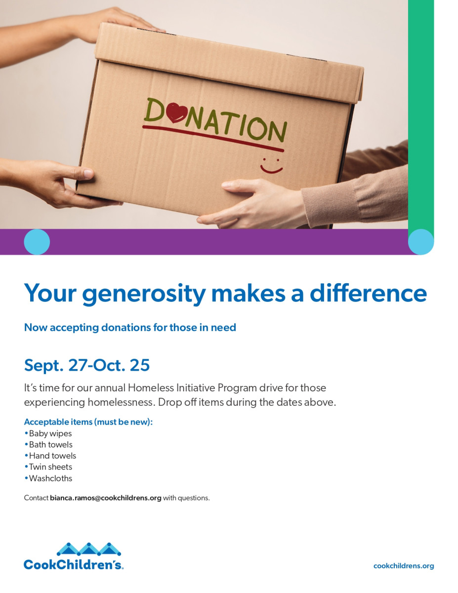 Annual Drive for those Experiencing Homelessness