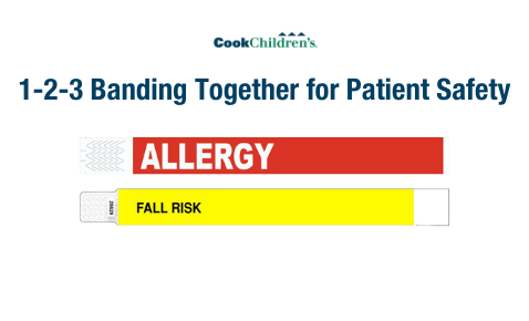 Armband Color Changes for Allergies, Fall Risk