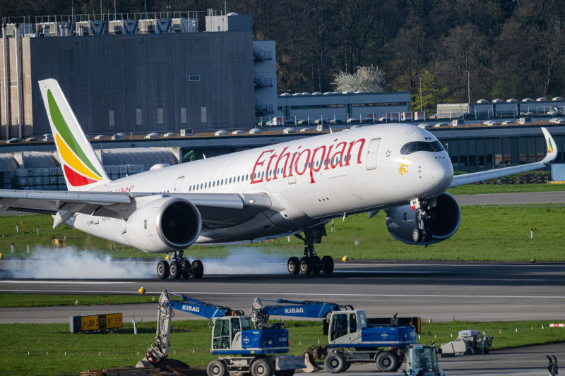 First Airbus A350 with Swiss registration lands in Zurich
